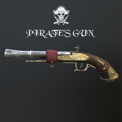 ArtStation - Pirate's gun model