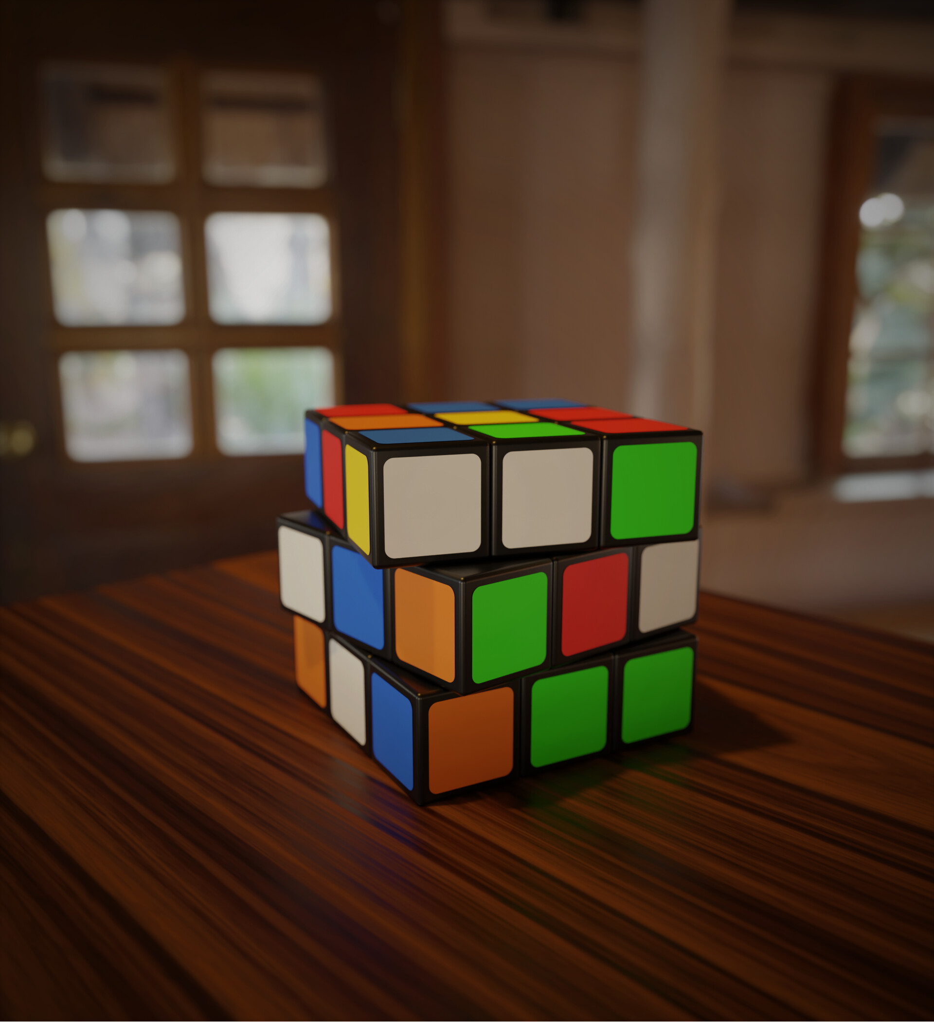 ArtStation - 3D Rubik's cube created in blender