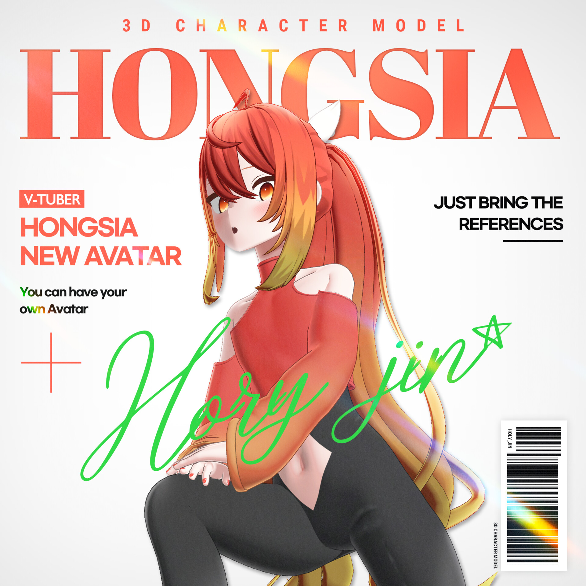 ArtStation - V-tuber Hongsia