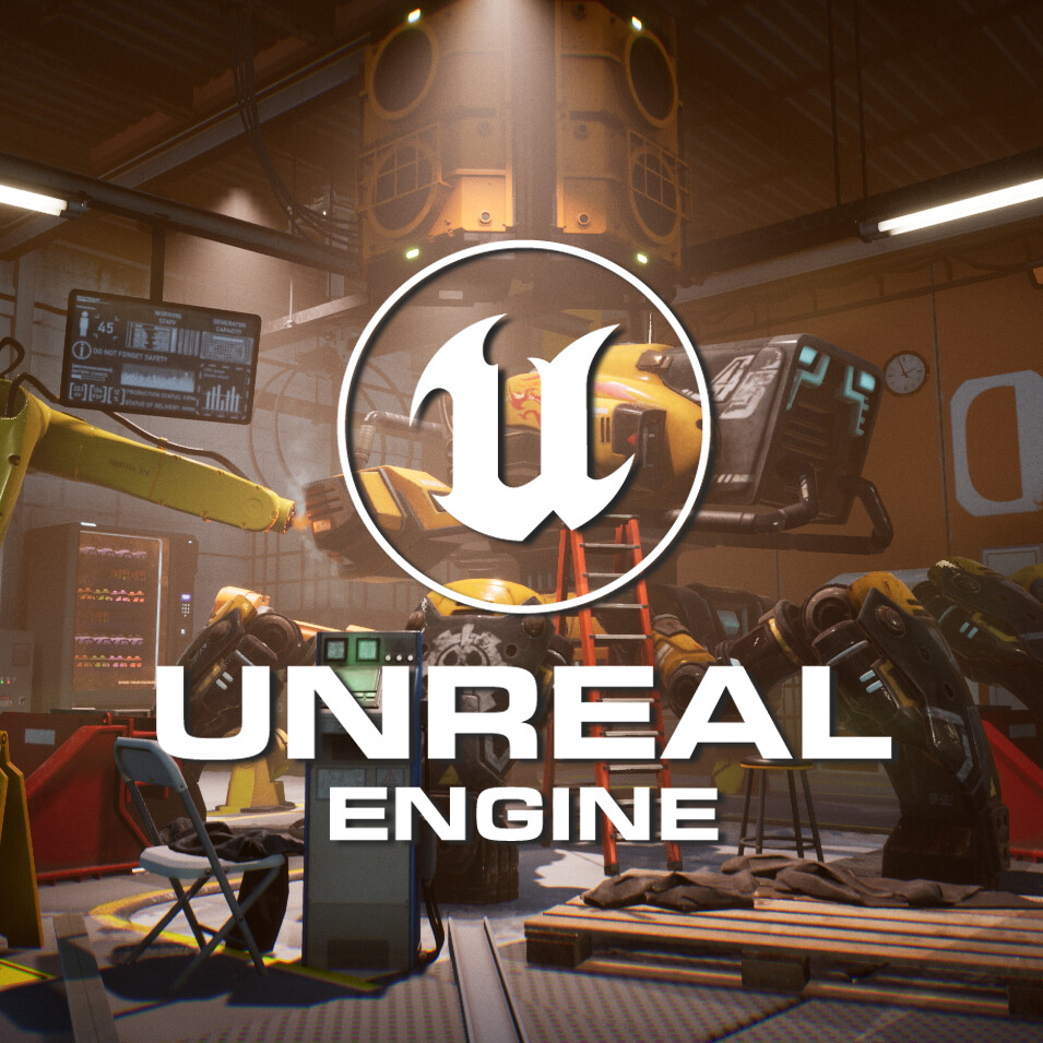 ArtStation - Machine repair shop