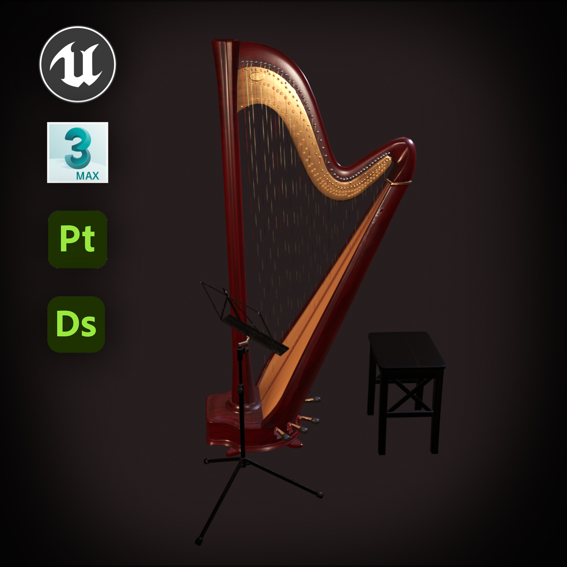 ArtStation - Harp (2023)