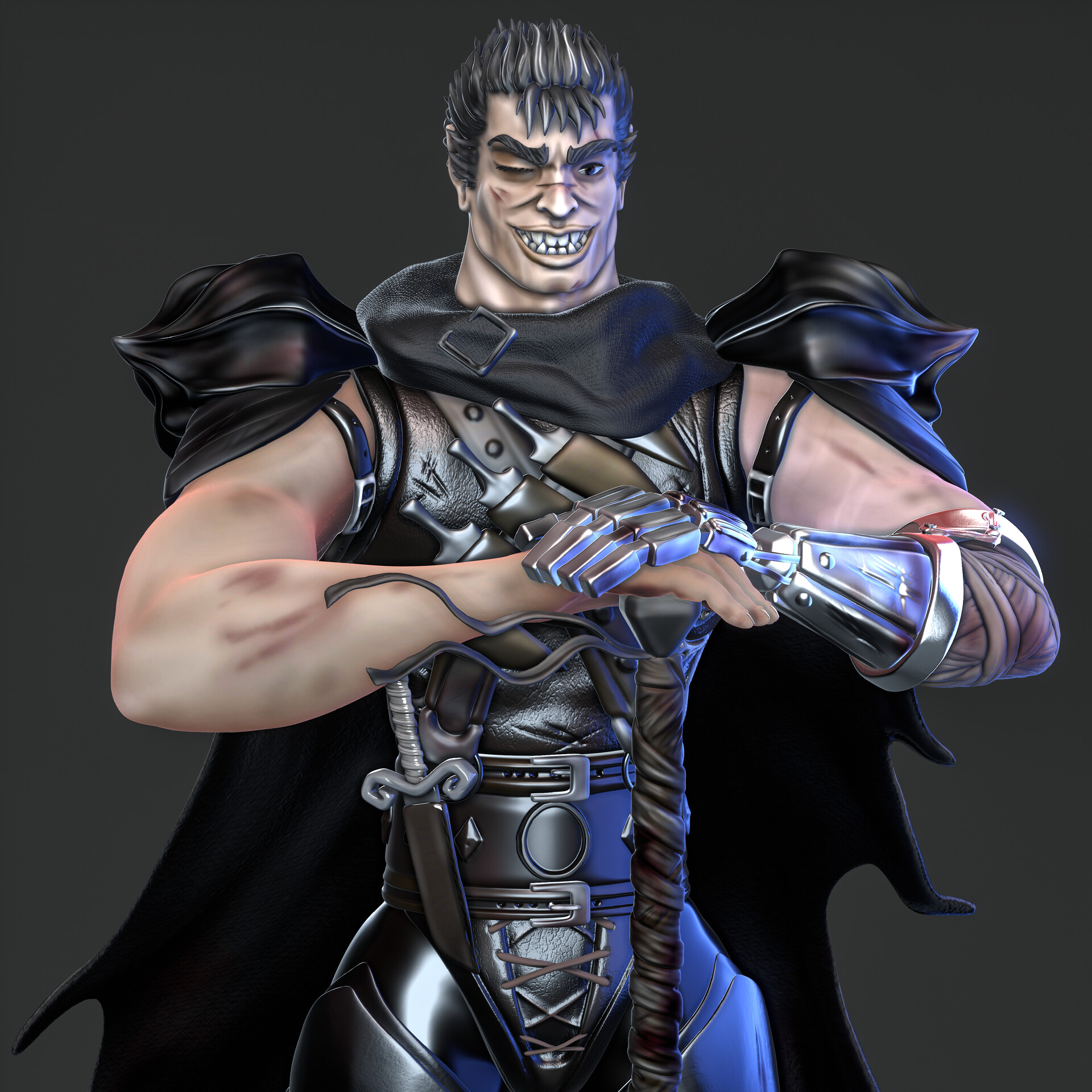 ArtStation - Guts 3D Model (BERSERK)