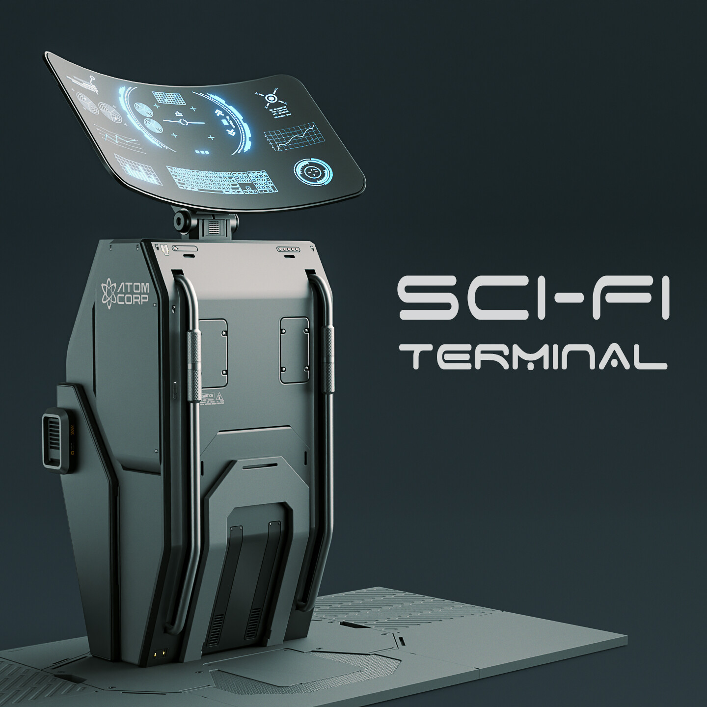 ArtStation - SCI FI TERMINAL (Original tutorial by Blender Bros)