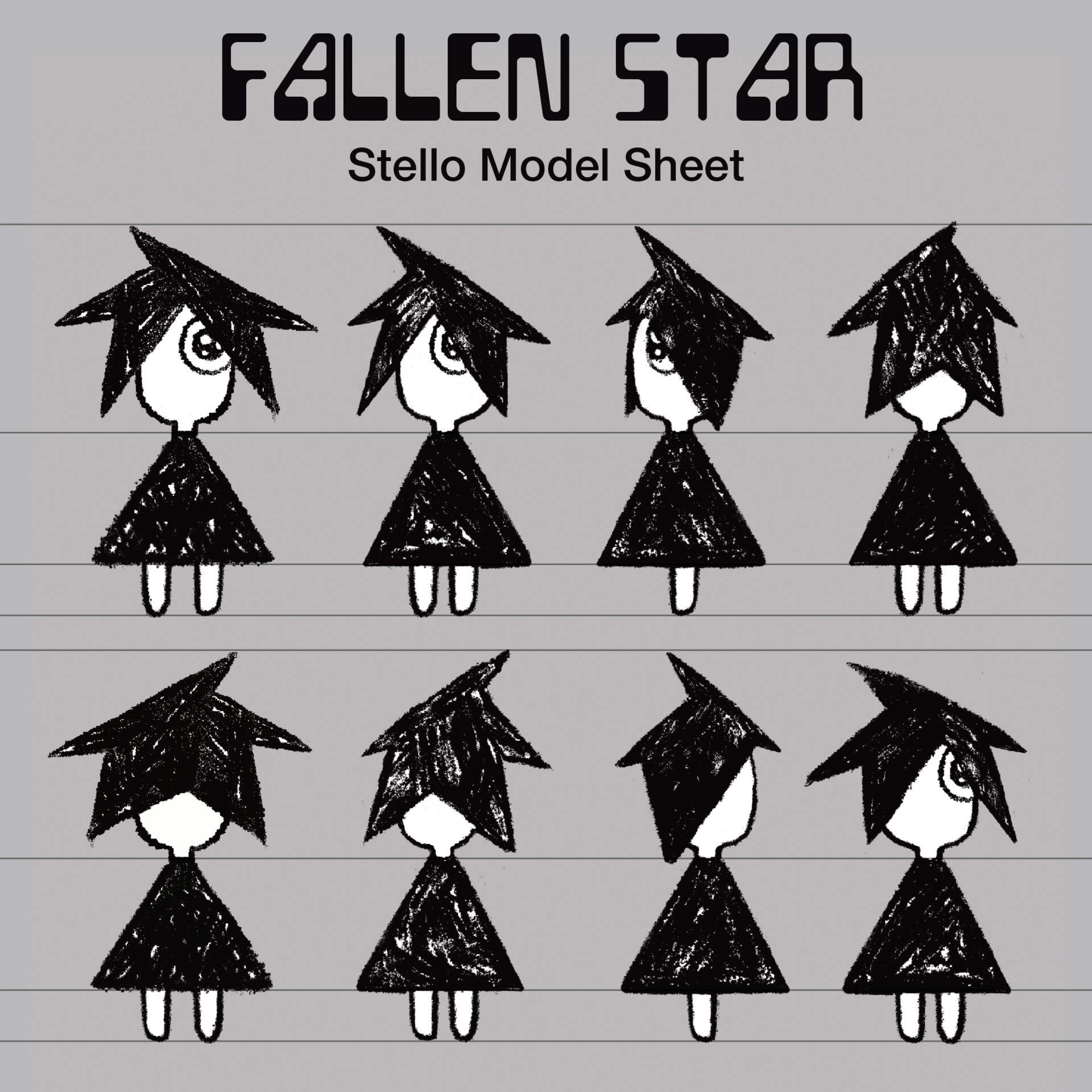 ArtStation - Fallen Star - Stello Model Sheet
