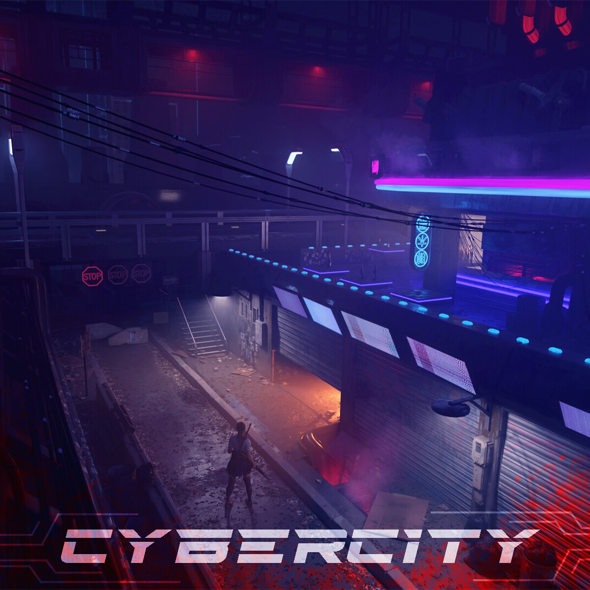 ArtStation - Cyber City Level Design