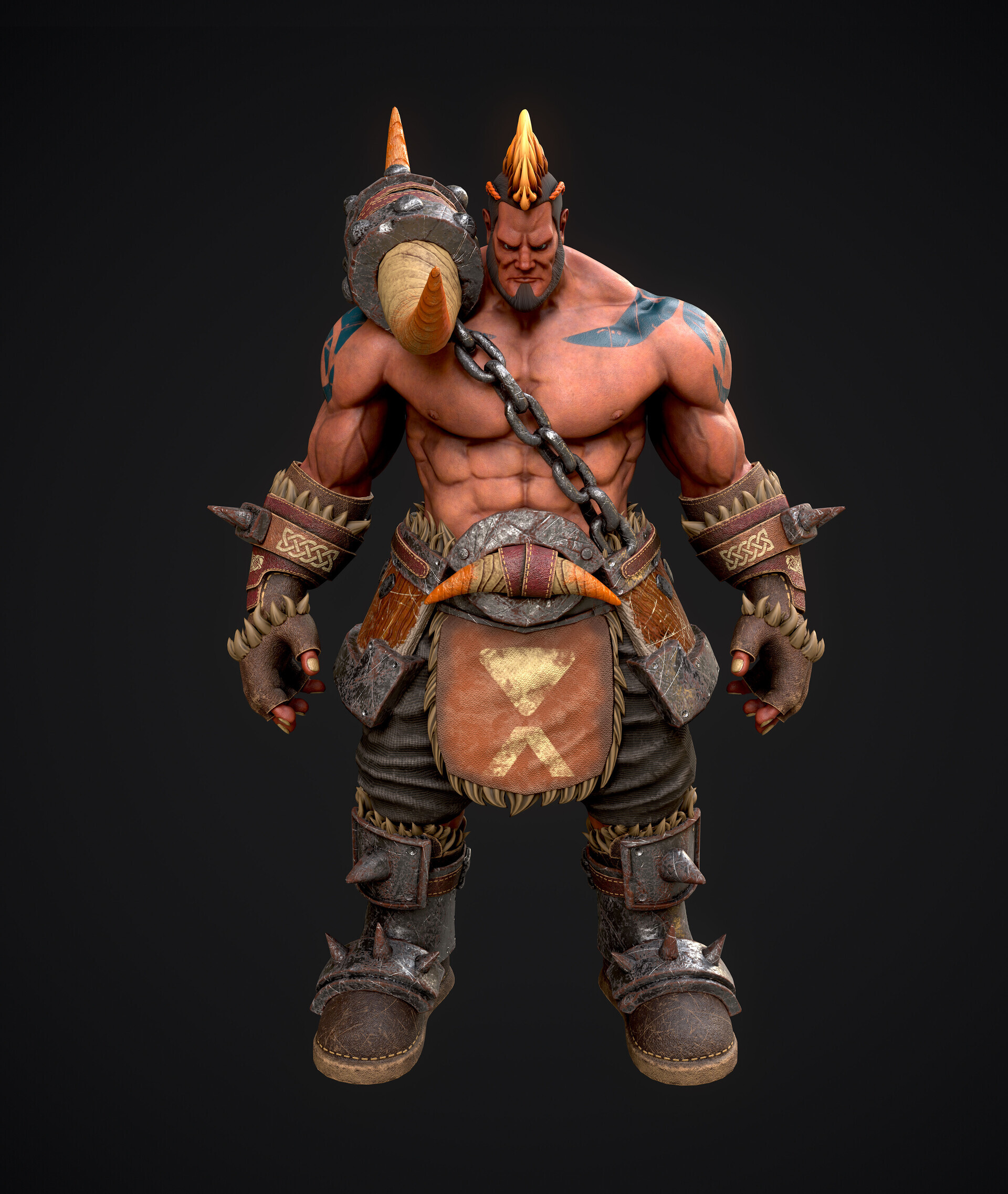 ArtStation - Muscular character