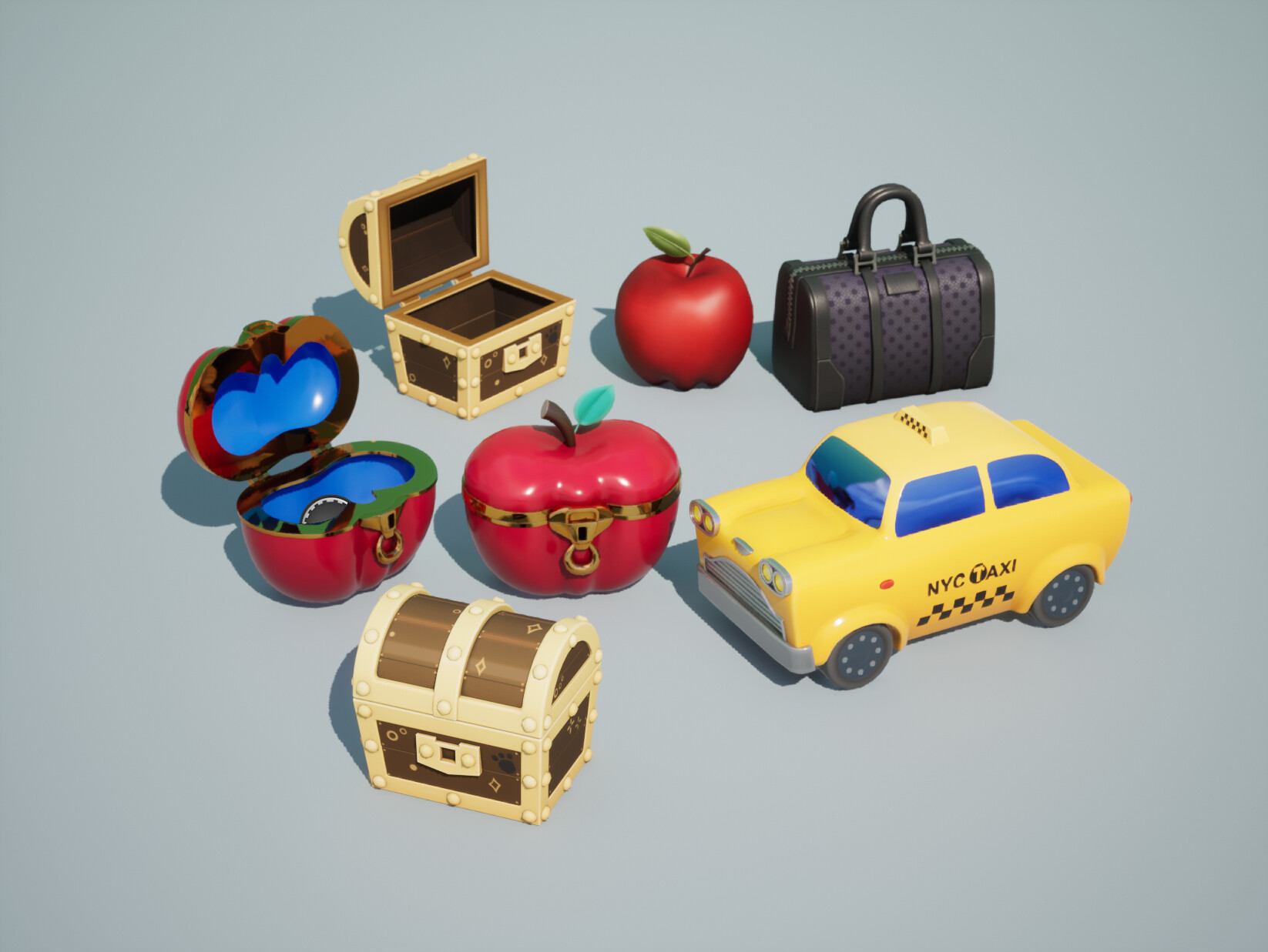 ArtStation - A bunch of stylized 3d models