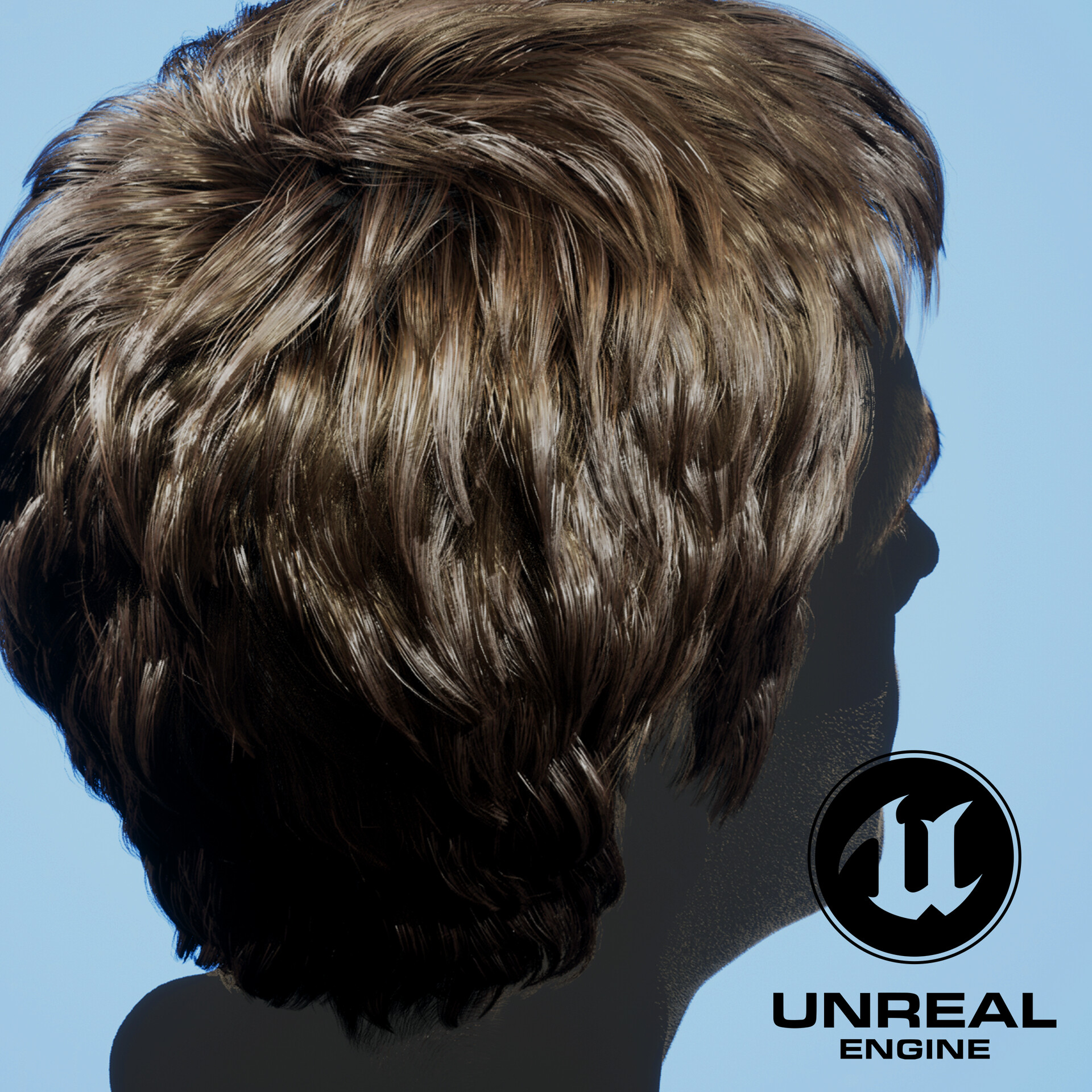 ArtStation - Real-time Haircut In UE5 (Timelapse)