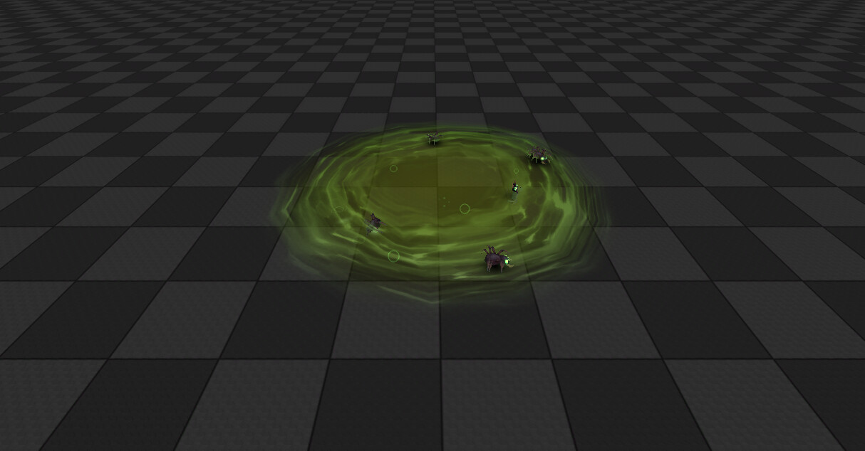 ArtStation - VFX - Spider poison pool