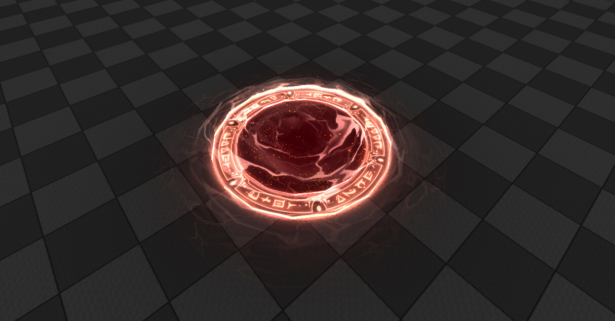 ArtStation - VFX - Hell portal