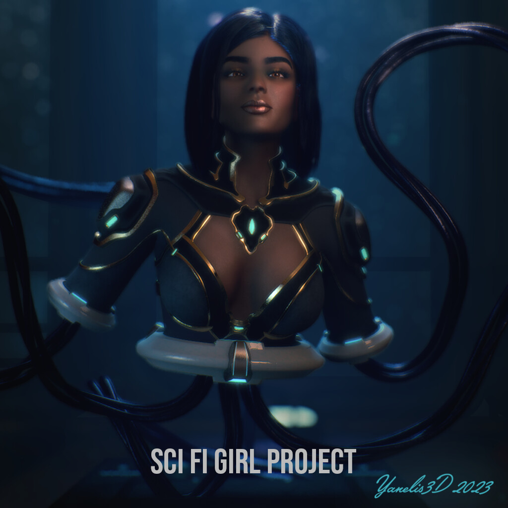 ArtStation - SciFi Girl Project
