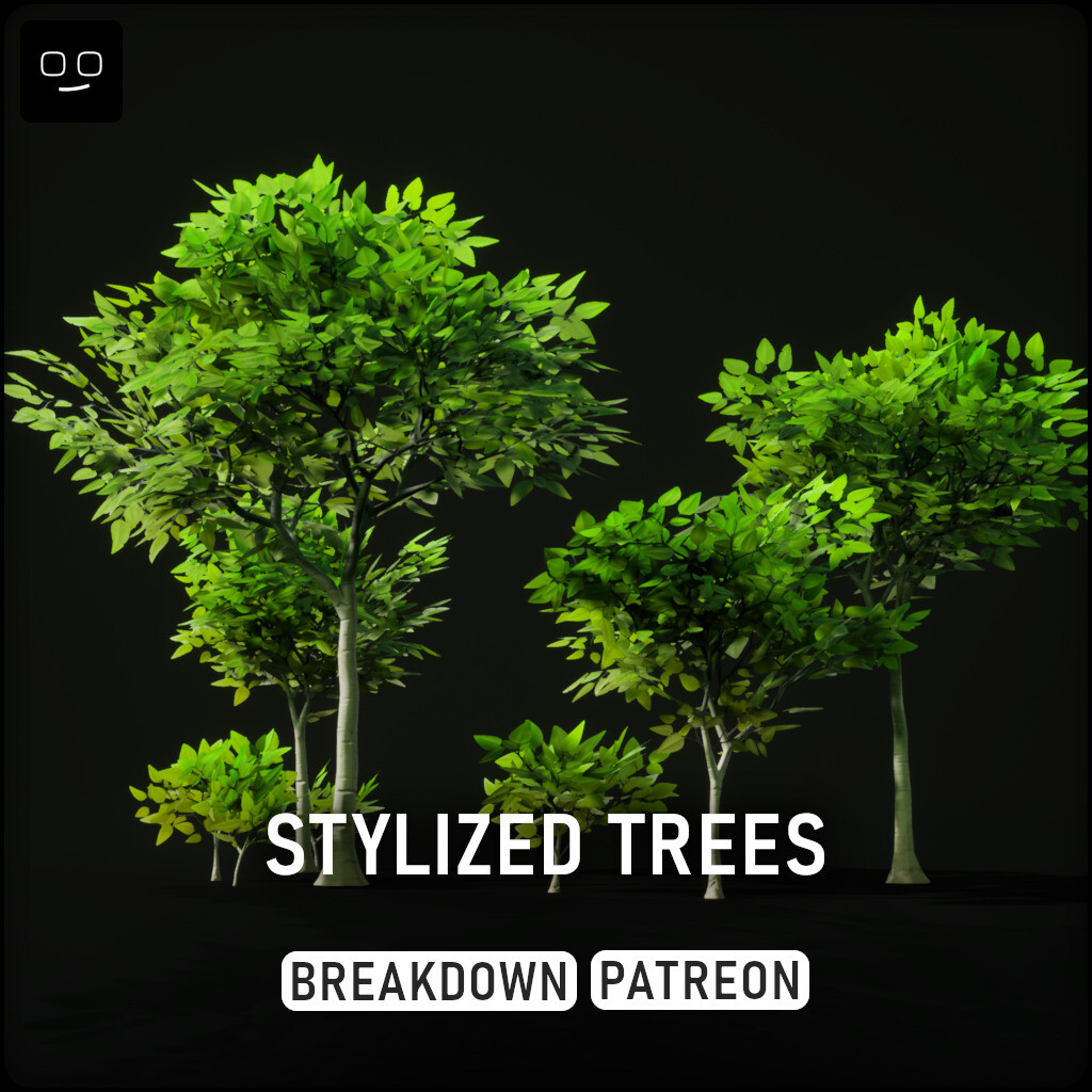 ArtStation - Unreal Engine Breakdown - Stylized Trees