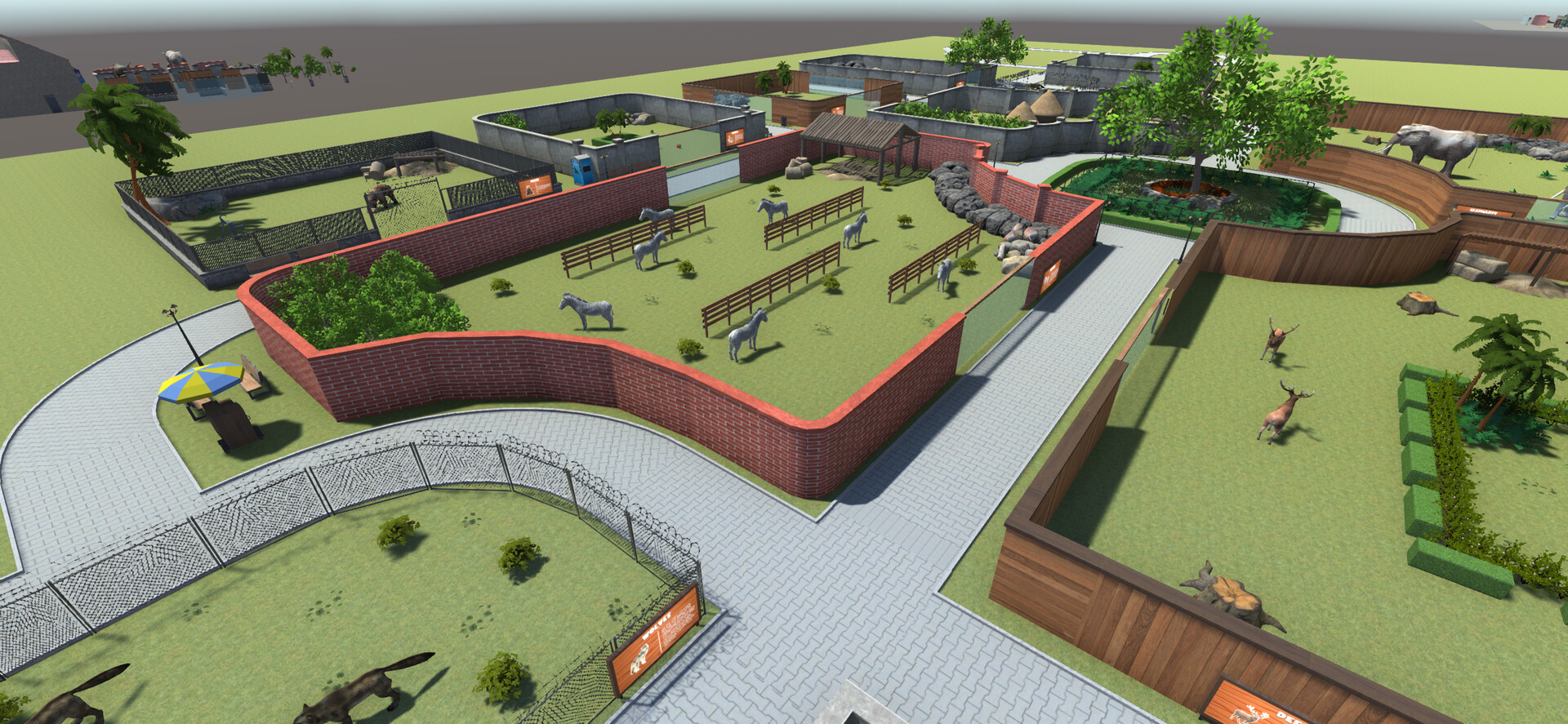 ArtStation - Zoo Builder Simulator - Game Environment