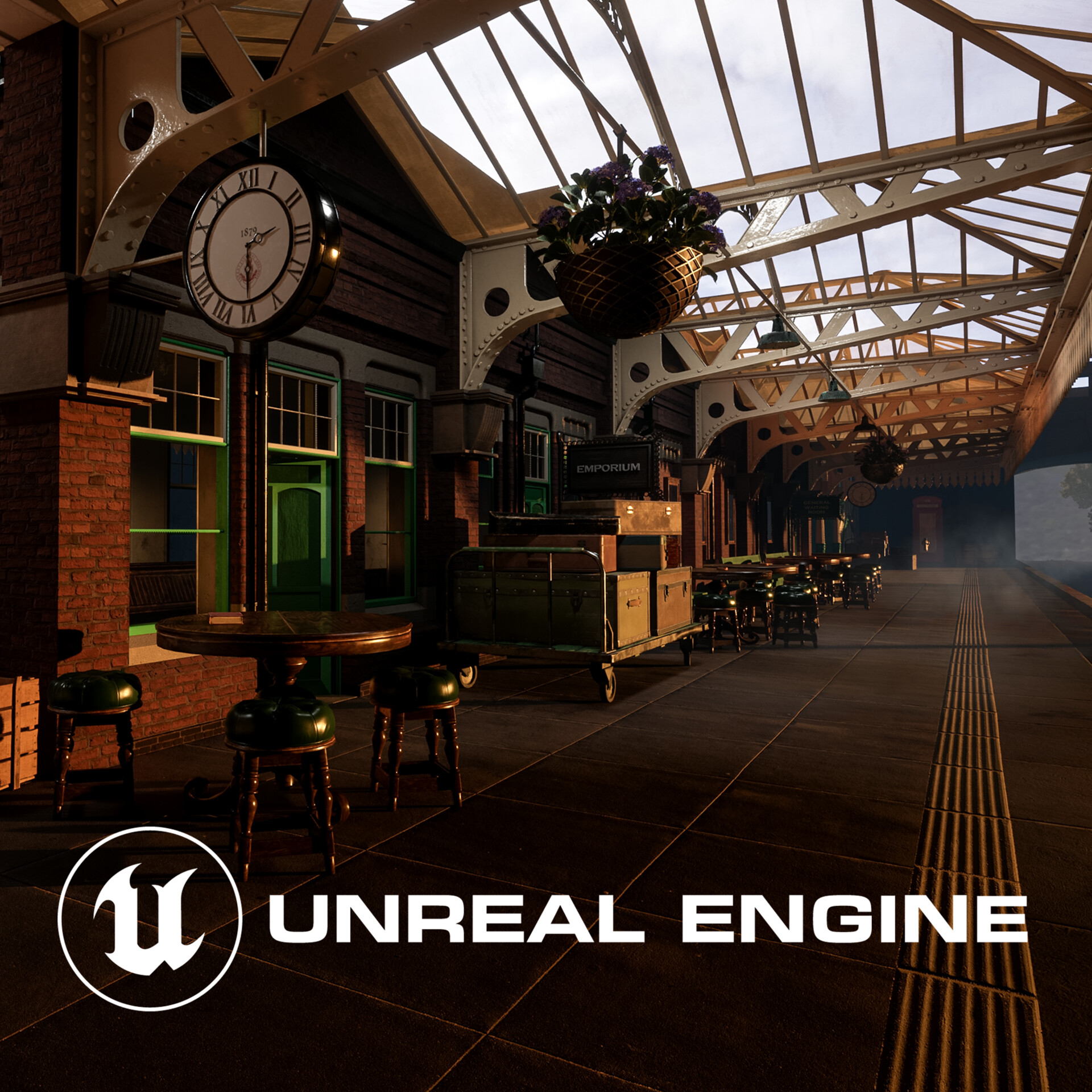 ArtStation - Loughborough Central Station [UE5 Modular Environment]