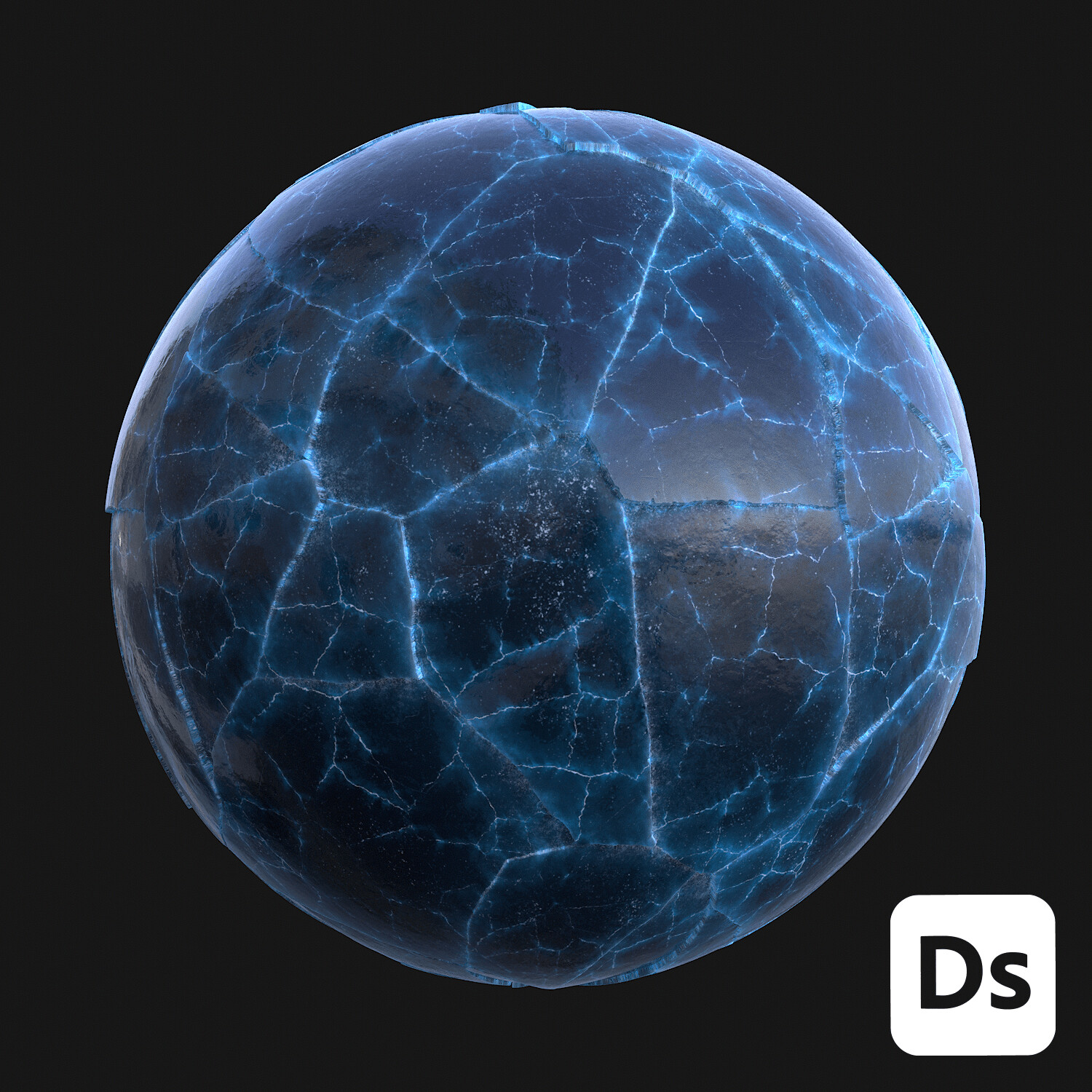 ArtStation - Cracked Ice Material