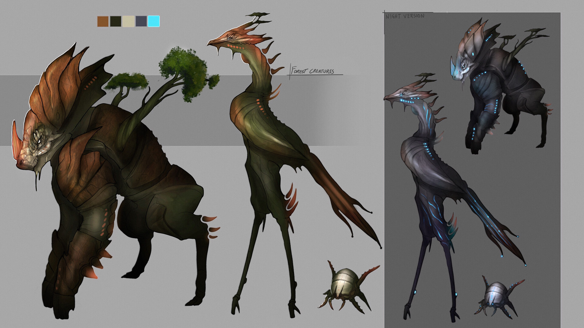 ArtStation - Forest Creatures