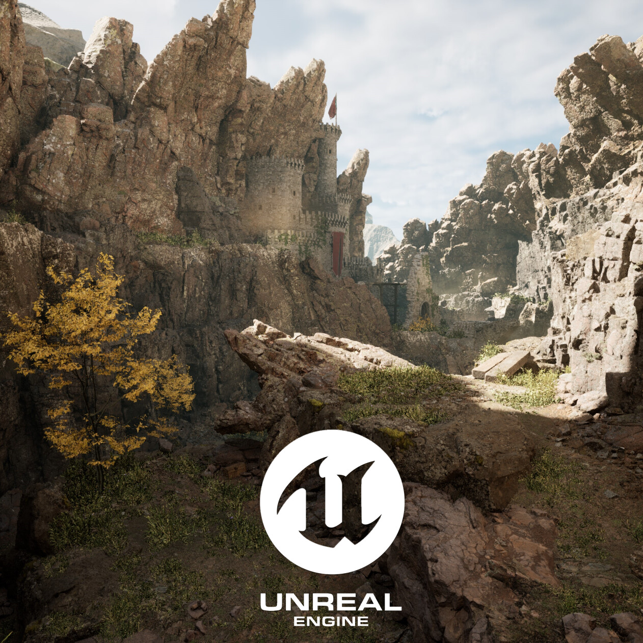 ArtStation - Cliff Castle - Elden Ring inspired Level Design
