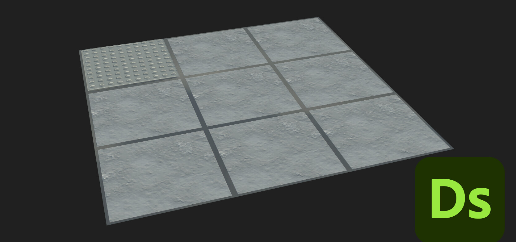 ArtStation - Ceiling Tile