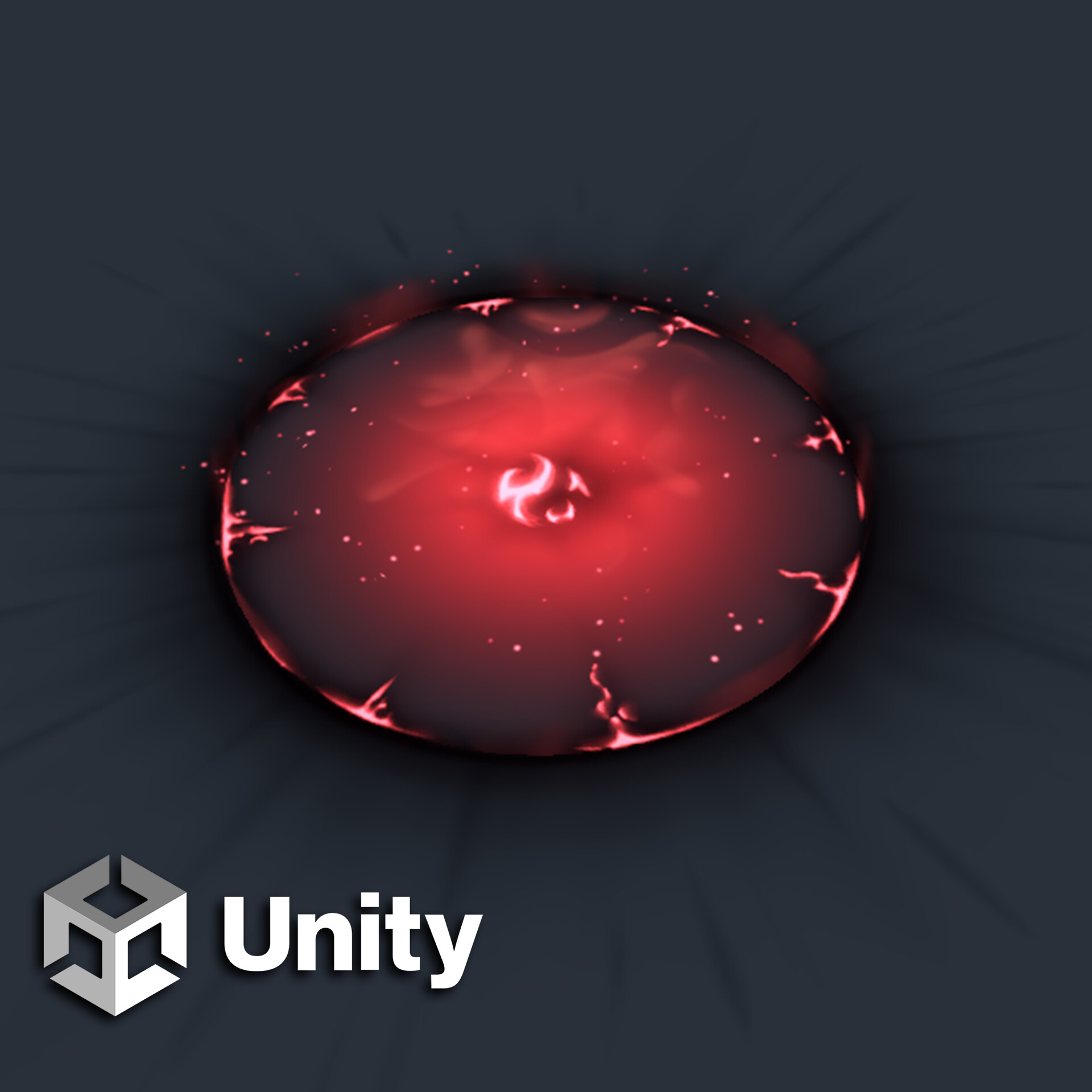 ArtStation - Demonic rune real time VFX aoe explotion