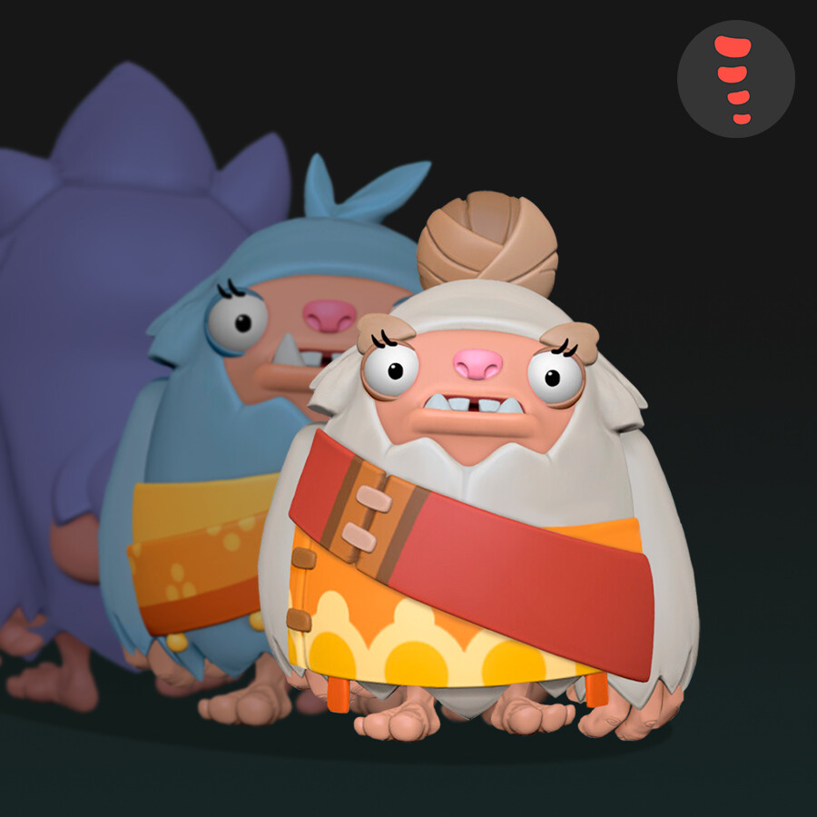 ArtStation - YETI_skins&directions |Spine