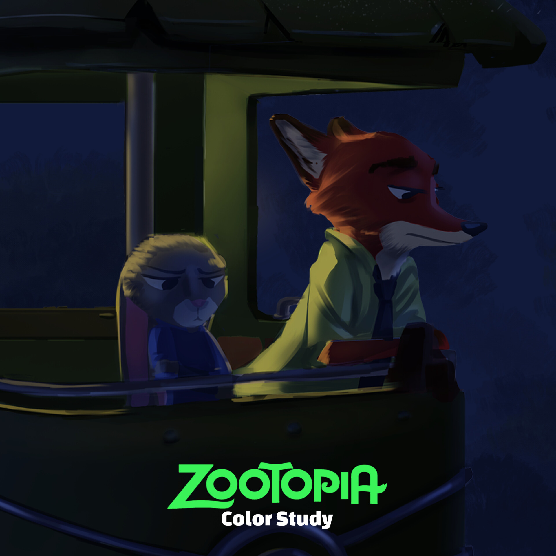 ArtStation - Zootopia Color Study