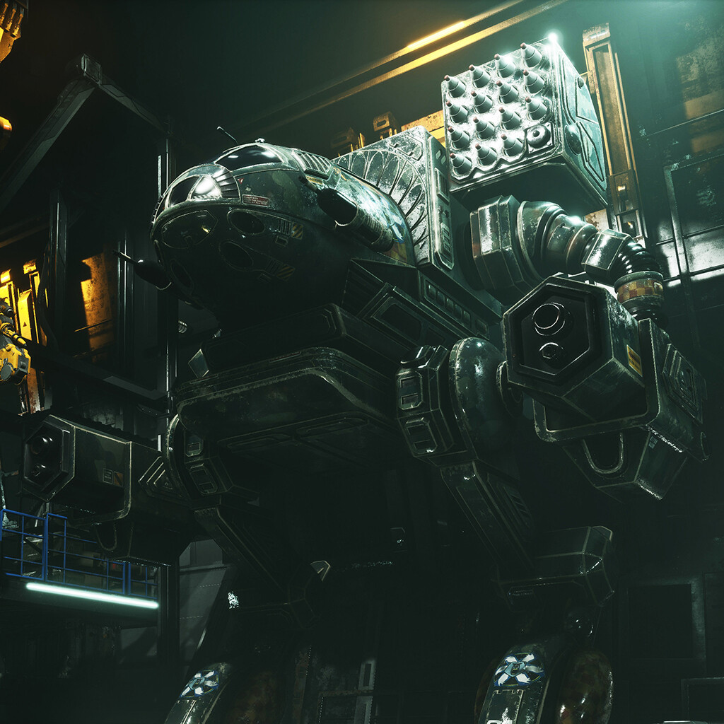 ArtStation - Clan’s Timberwolf version 1995