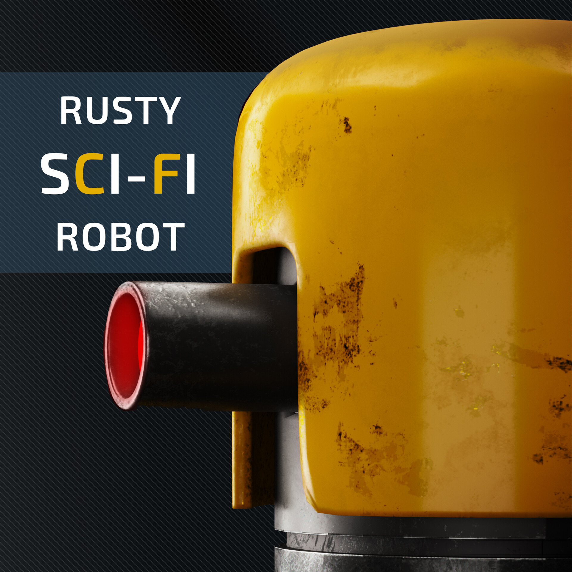 ArtStation - Rusty Sci-Fi Robot