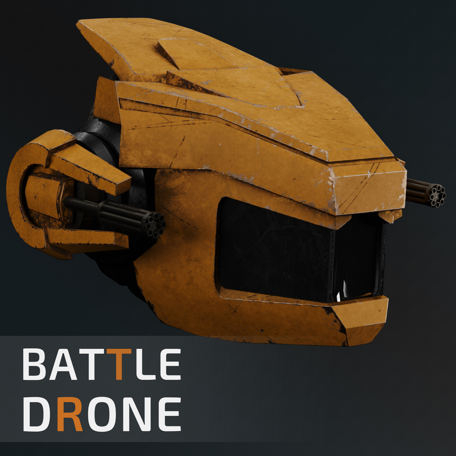 ArtStation - Battle Drone