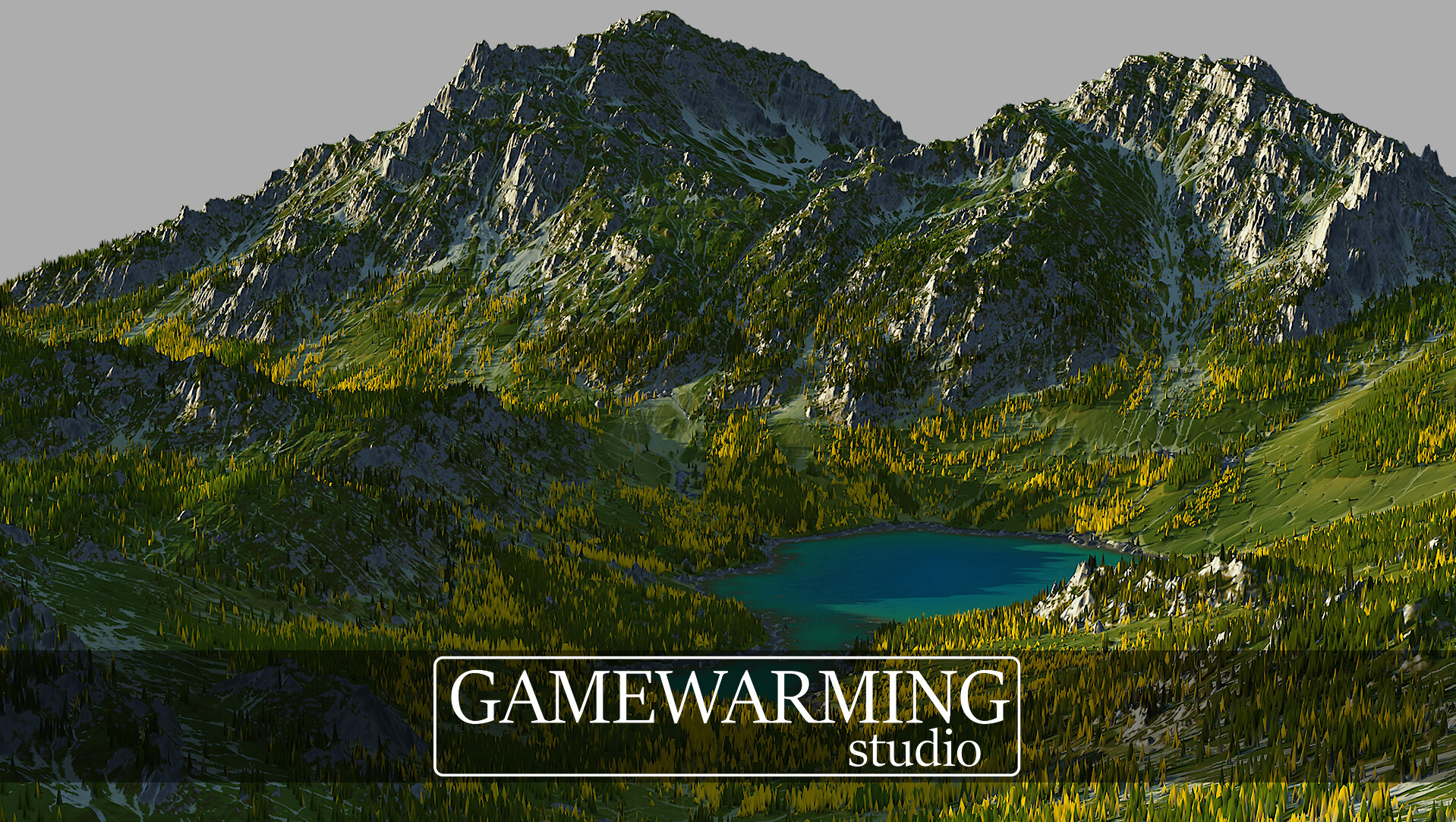 ArtStation - Autumn Lake Landscape (World Machine)