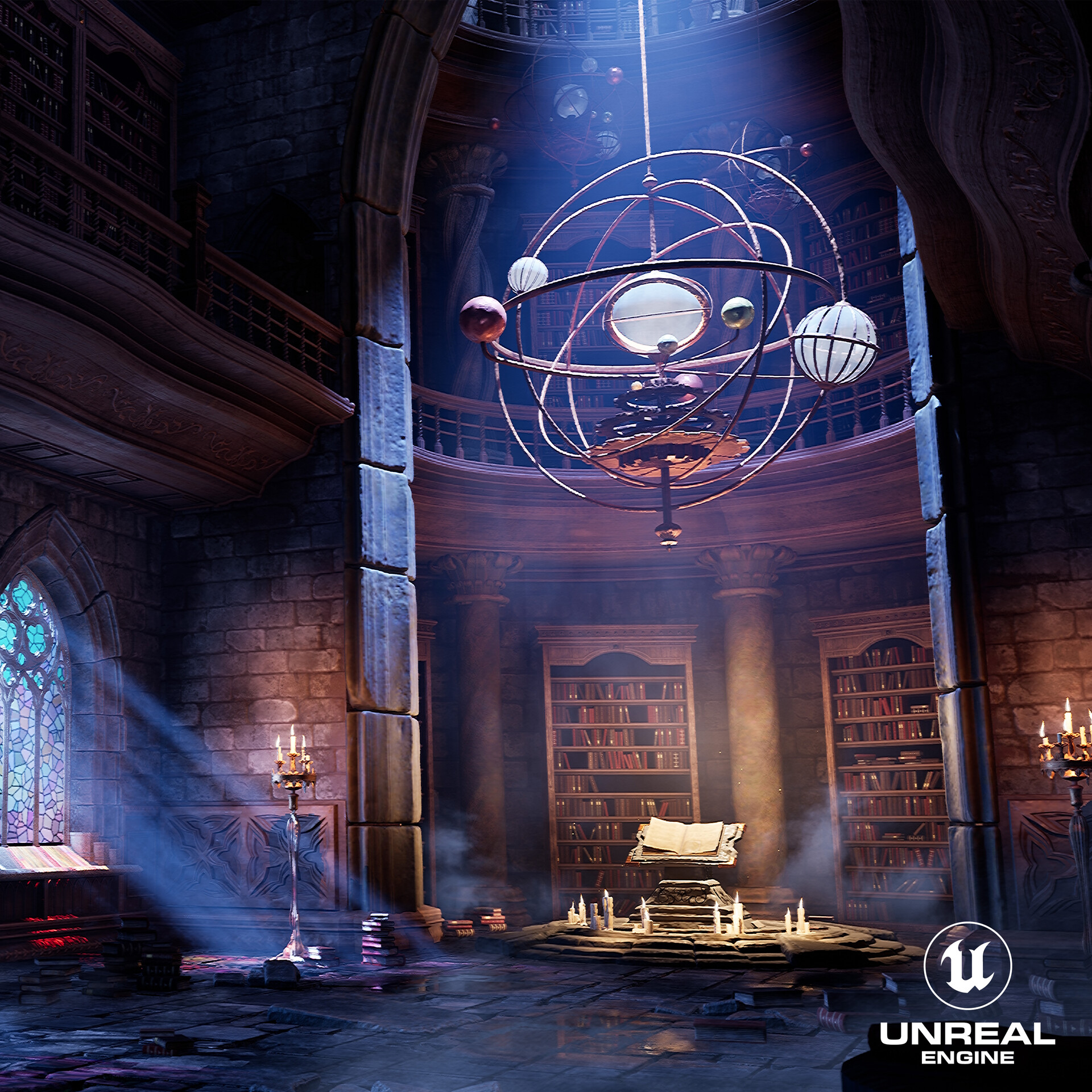 ArtStation - Library Temple