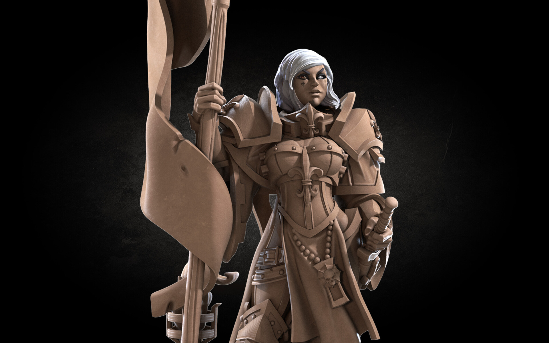 ArtStation - Sister of Battle Banner Bearer