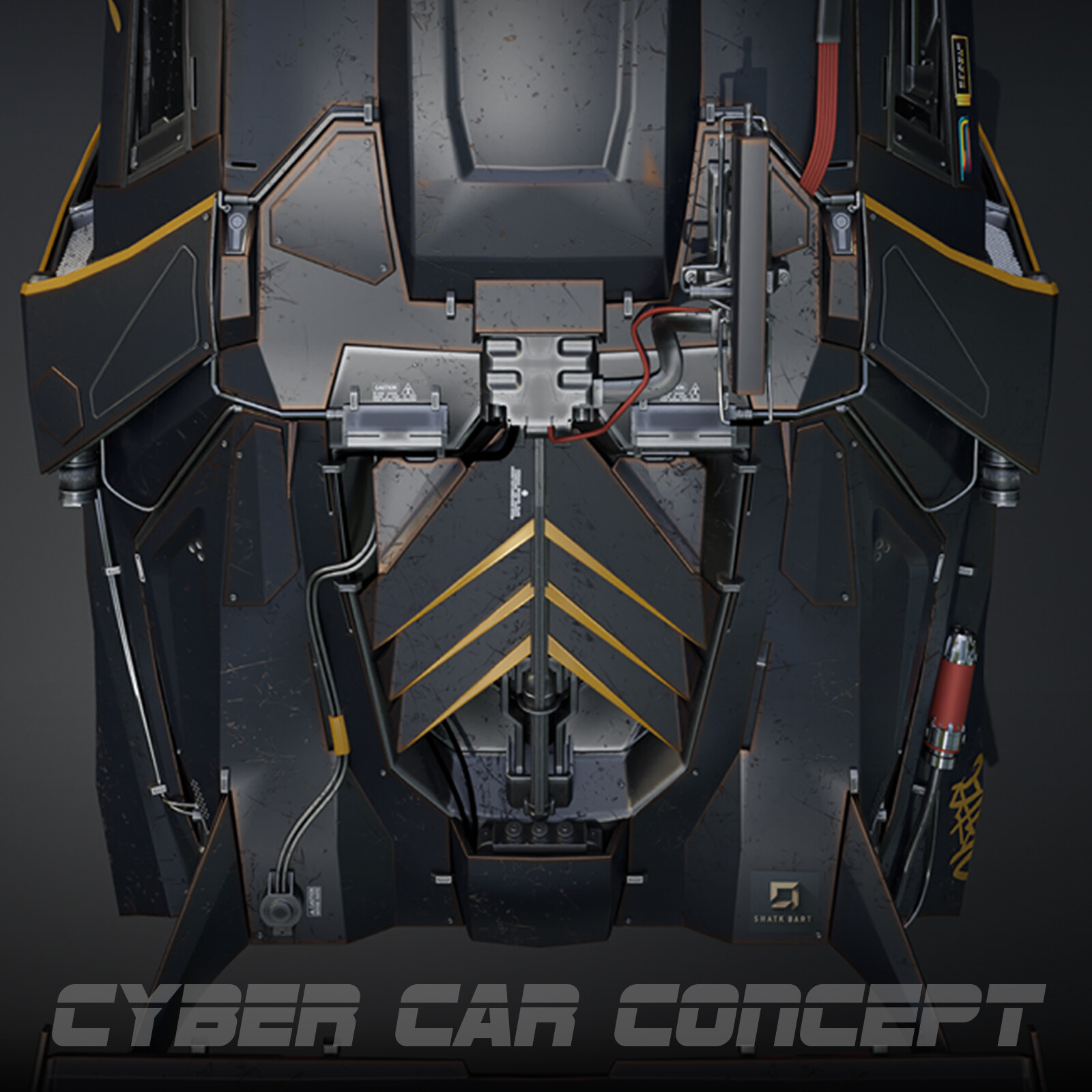 ArtStation - Cyber Car Concept