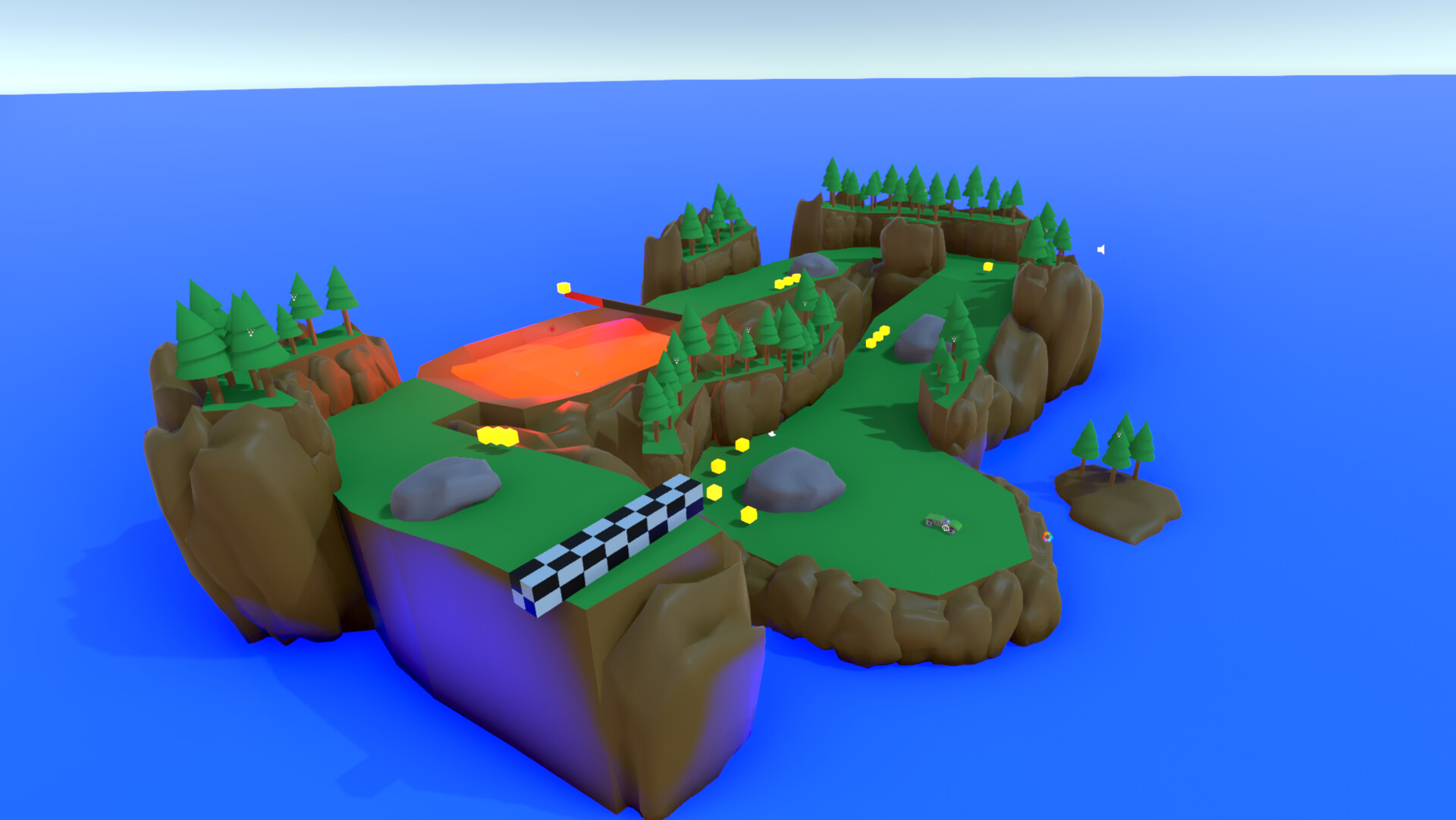 ArtStation - Forest Raceway Game