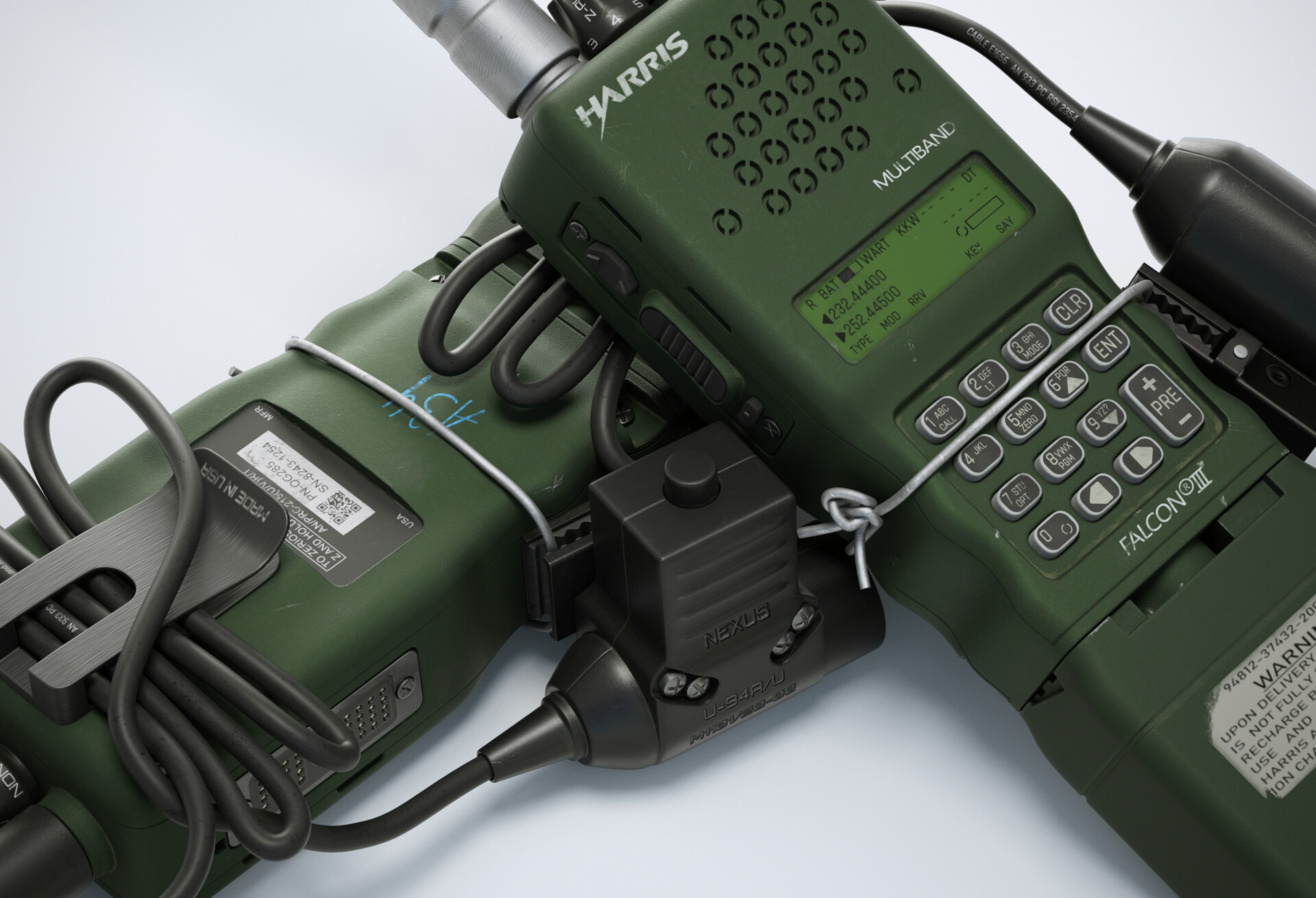 ArtStation - Harris AN/PRC-152 & U94 PTT