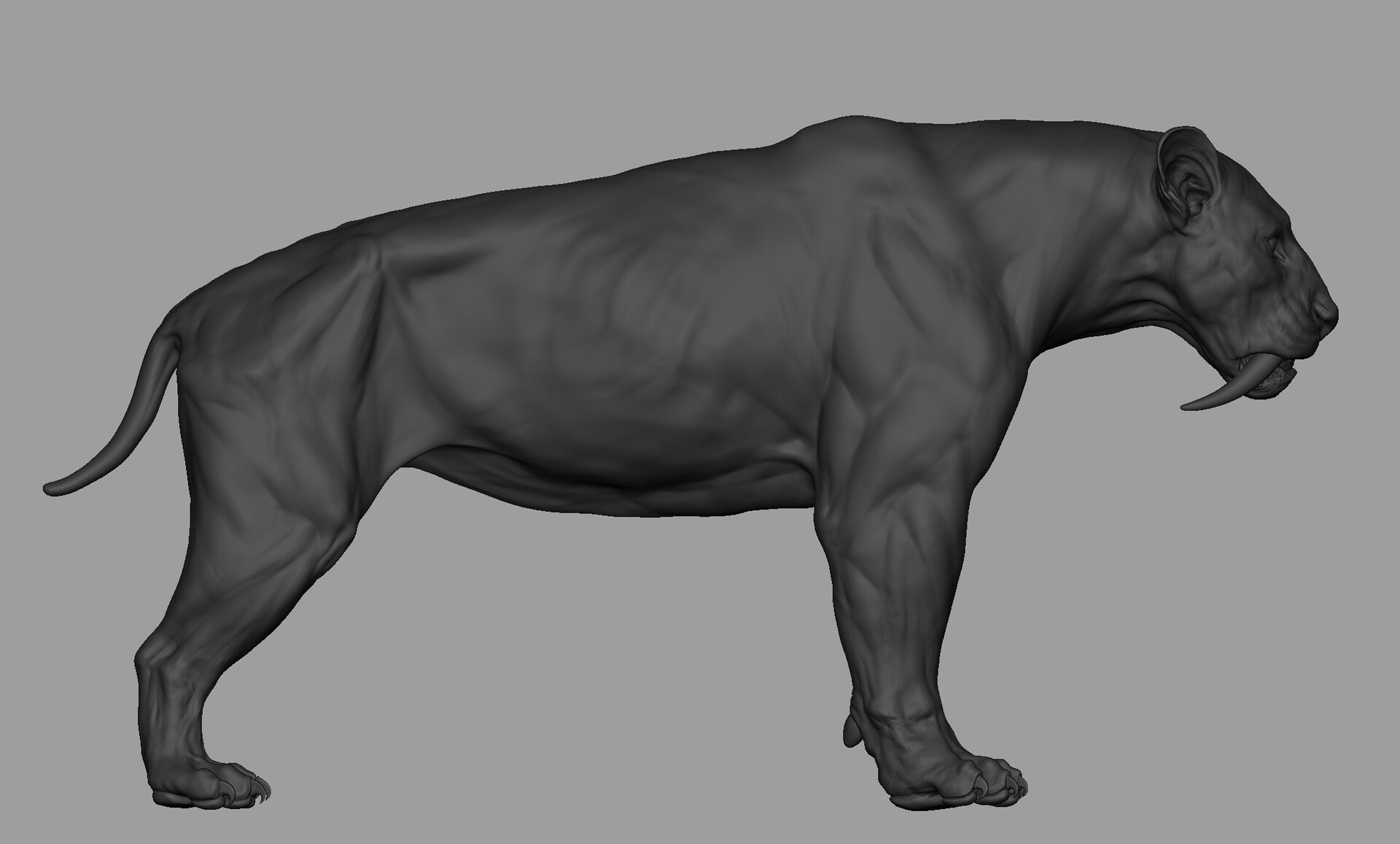 ArtStation - SABERTOOTH (Smilodon Populator)