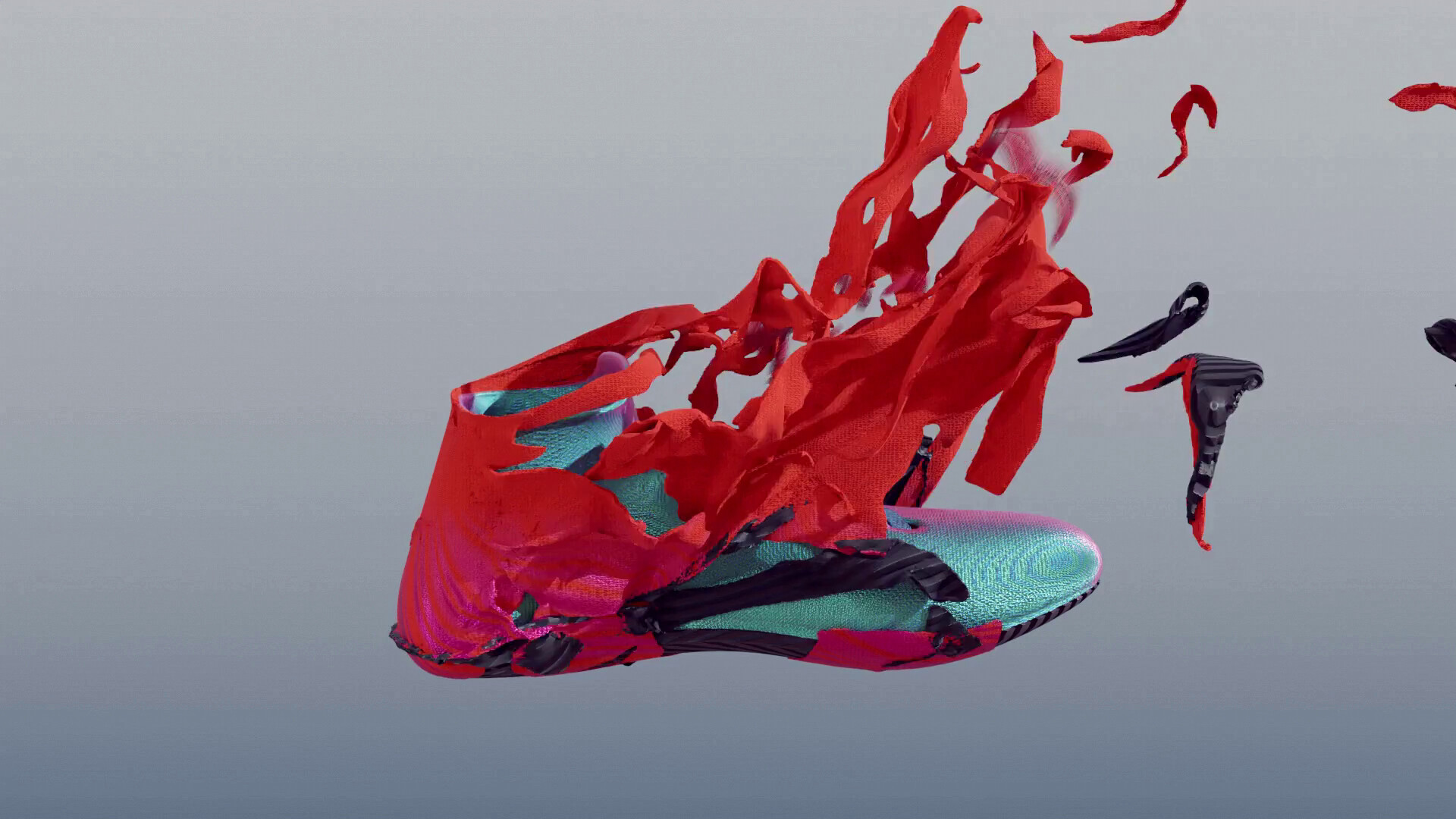 ArtStation - Tearing shoes (imitate nike AD clip)