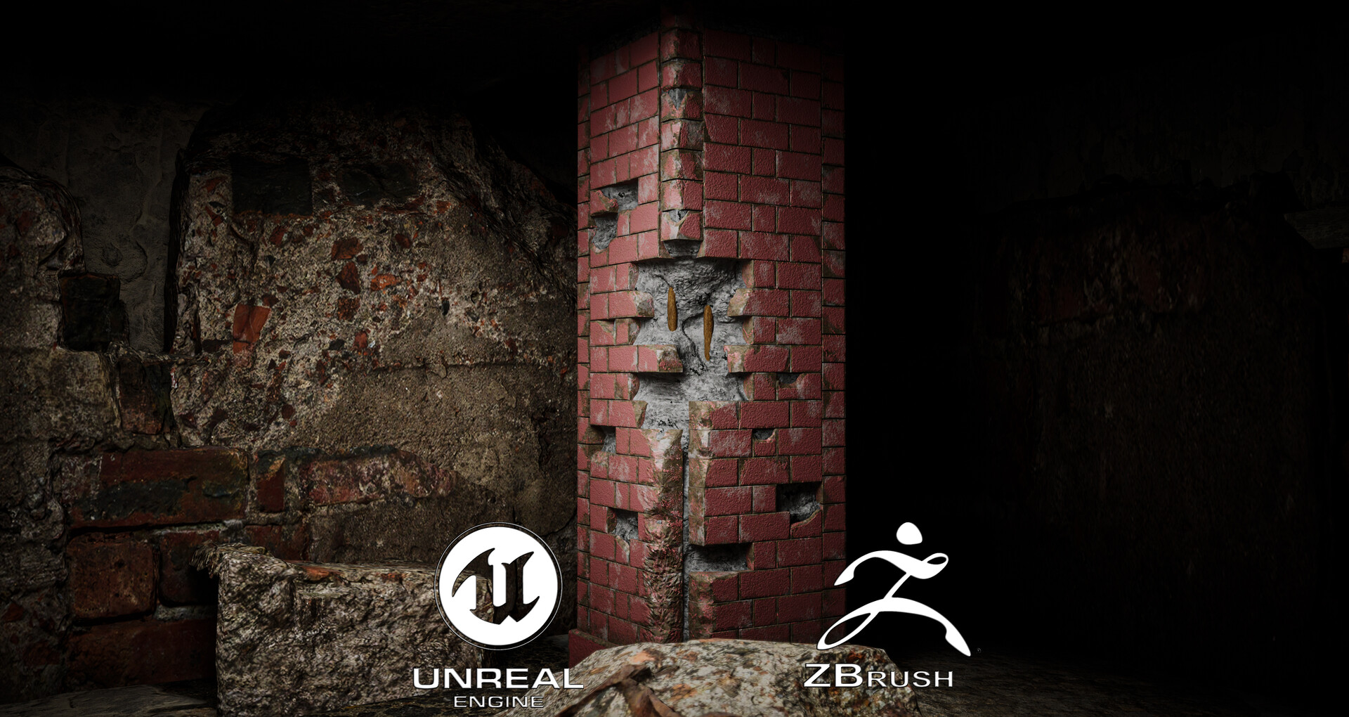 ArtStation - Damaged Column