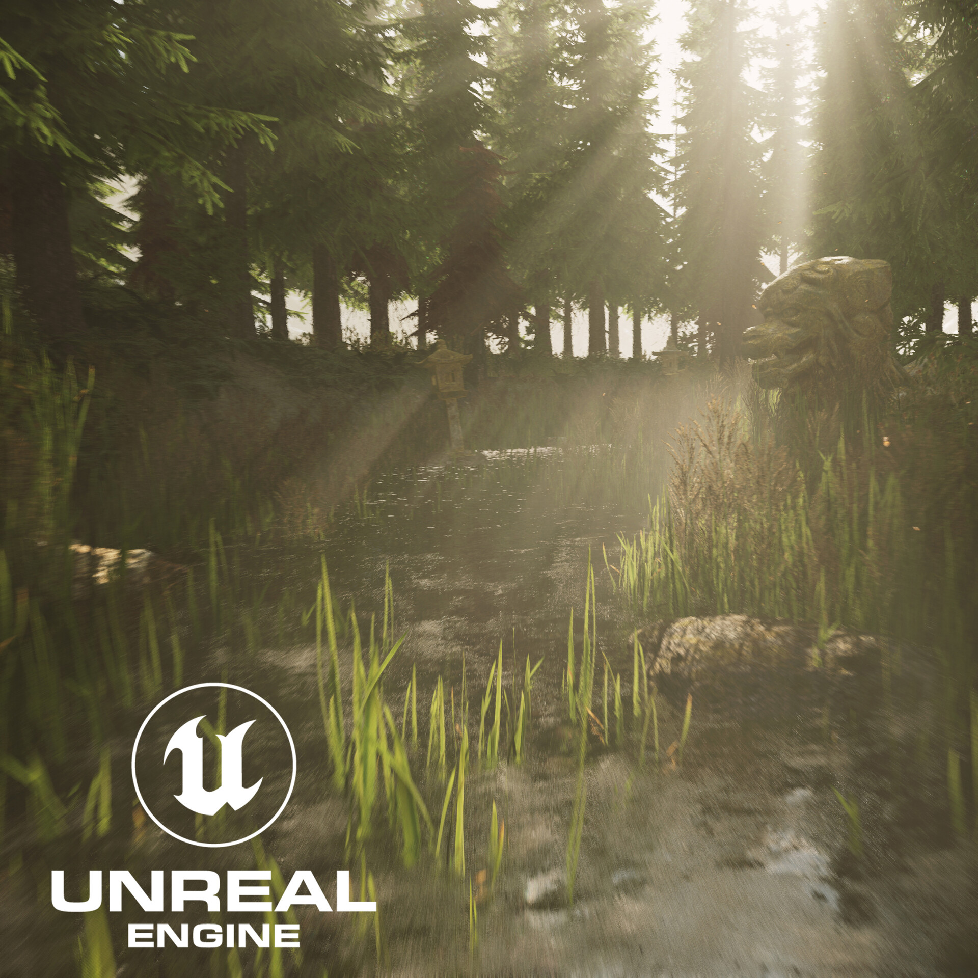 ArtStation - UE Environment scene River