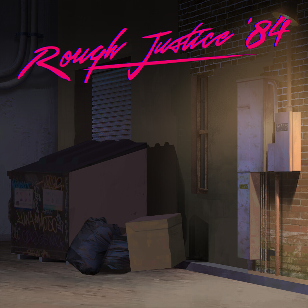 ArtStation - Back street - Rough Justice '84