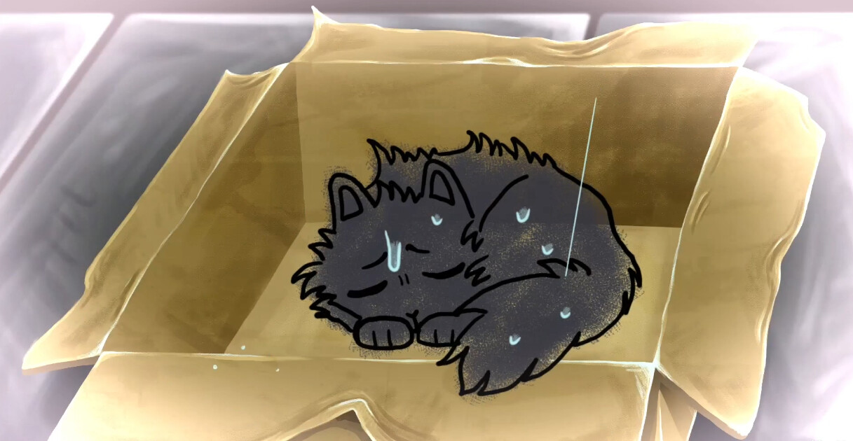 ArtStation - 2D Memory Animation - In the Middle