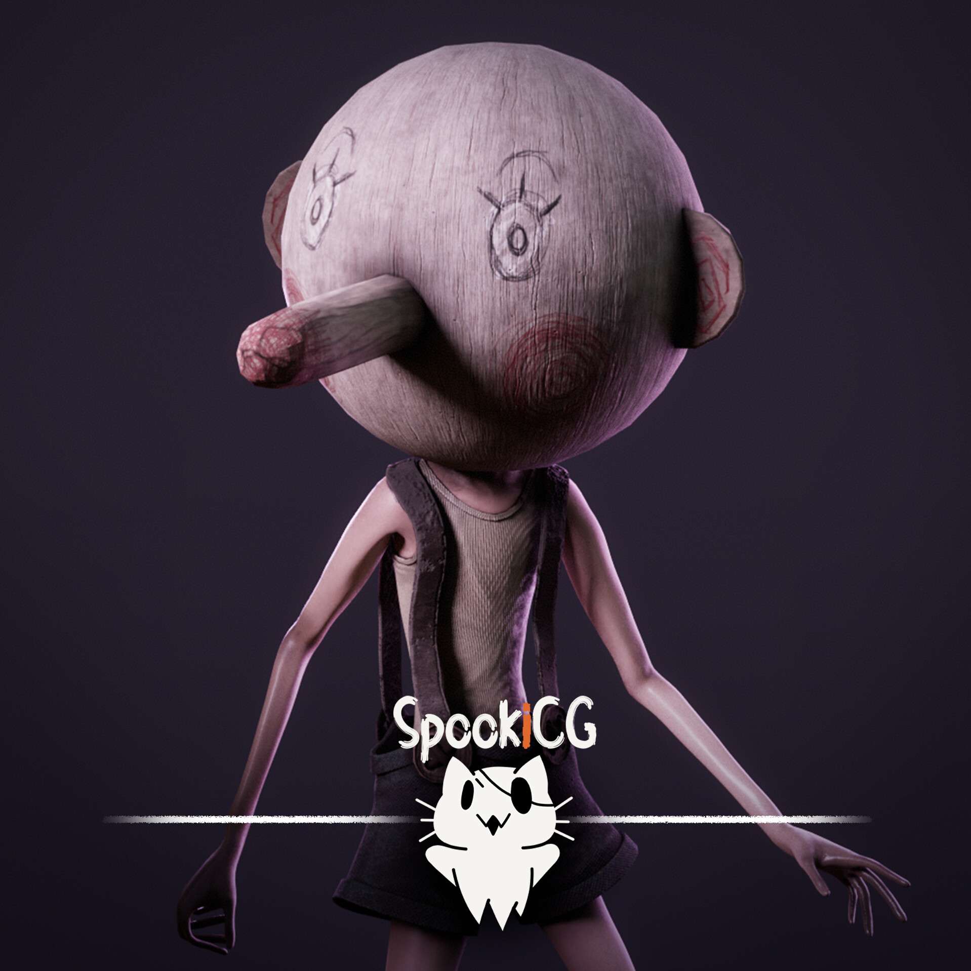 ArtStation - Little Nightmares Fan Art | 3D Character | Freakshow Puppet