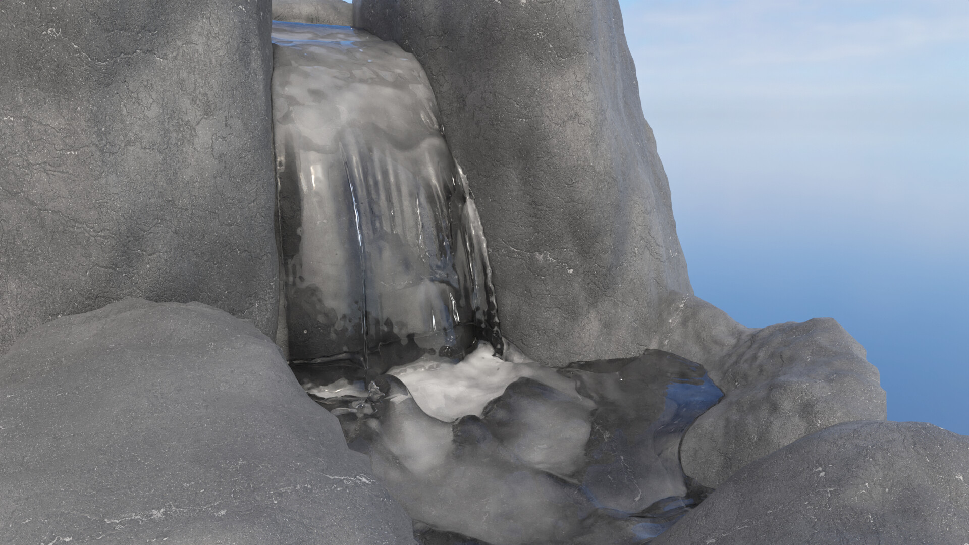 ArtStation - Waterfall animation