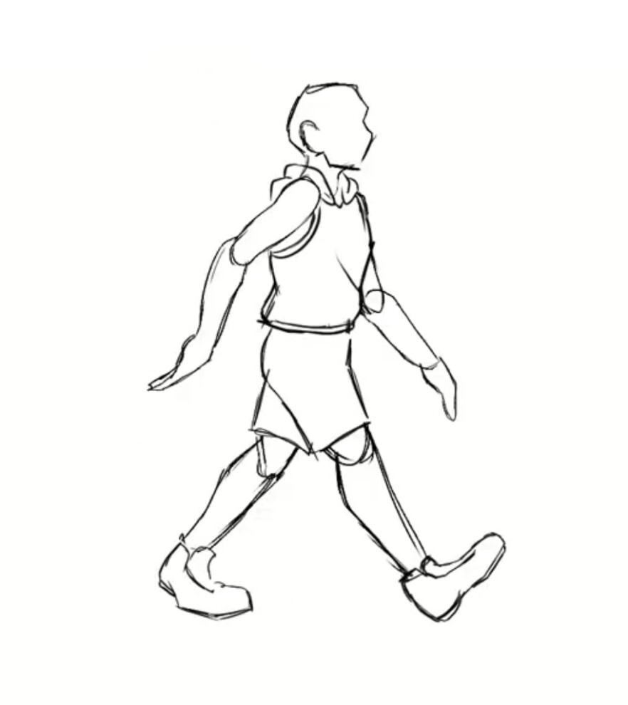 Miles Walker - Walk cycle Practice