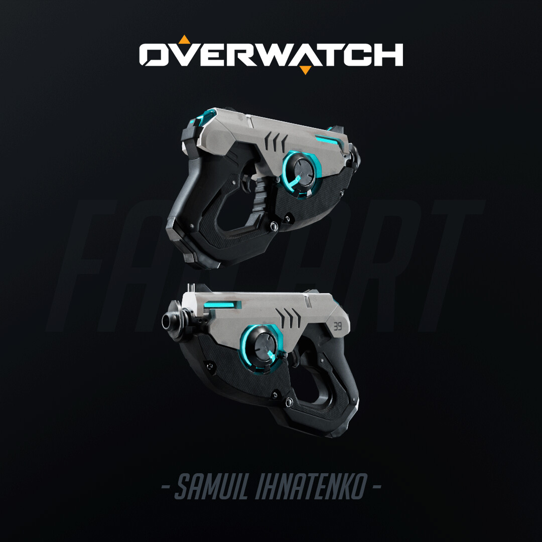 ArtStation - Tracer Gun Overwatch - Fan Art