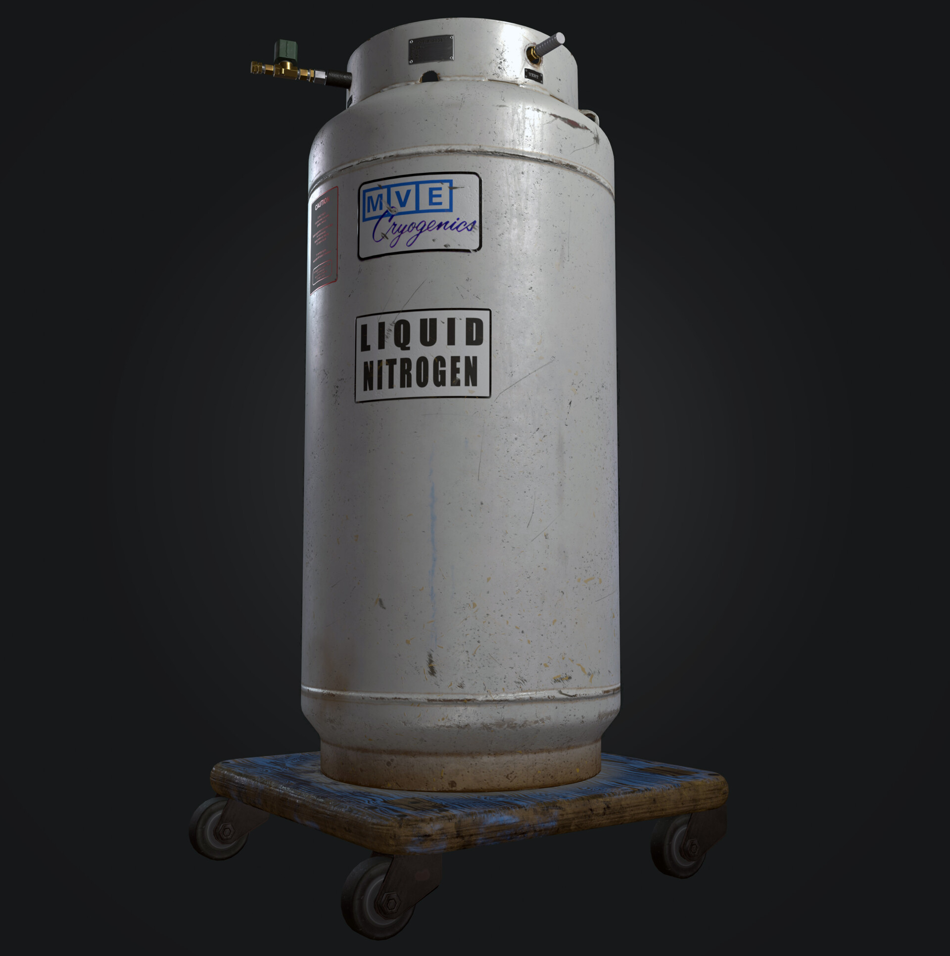 ArtStation - Liquid Nitrogen Tank