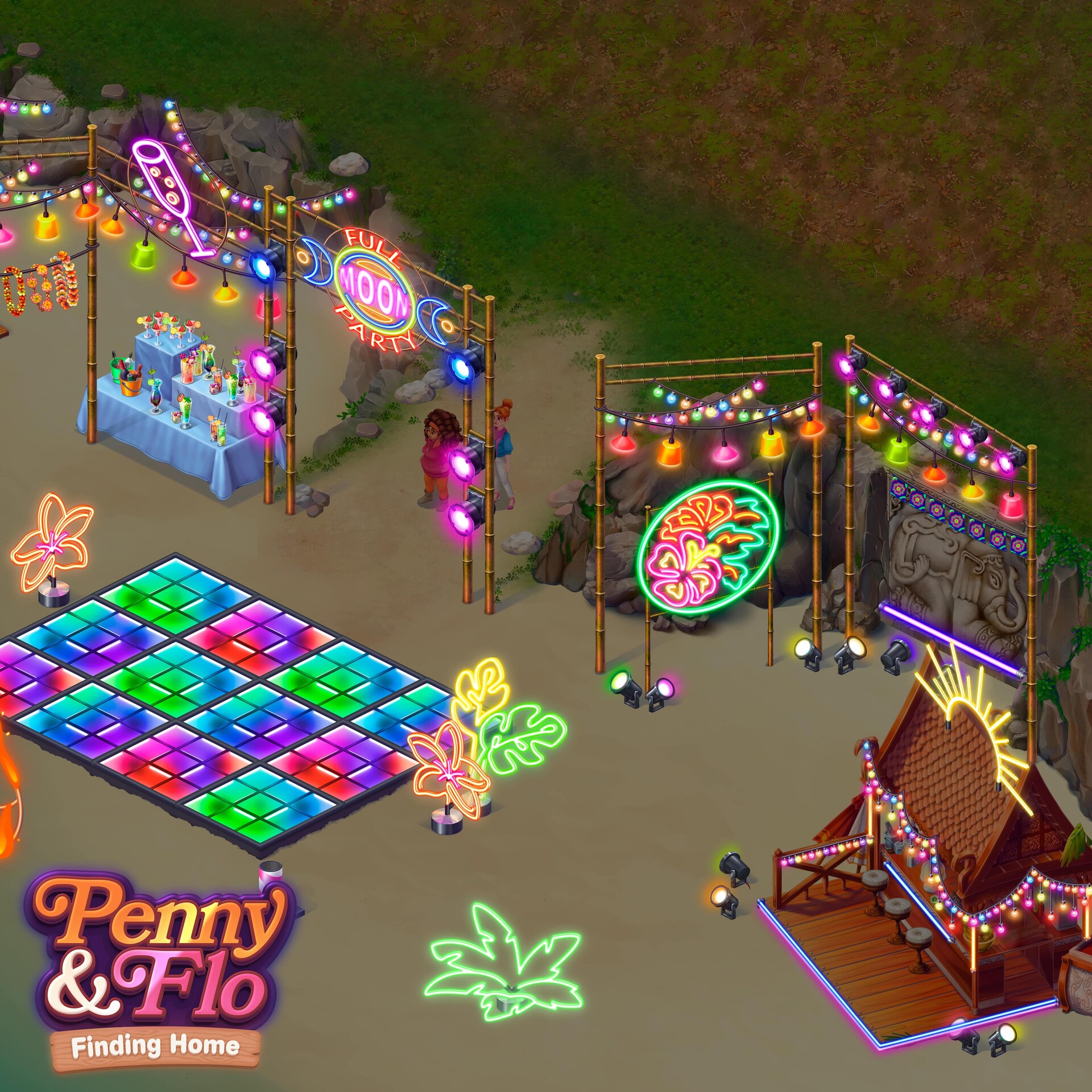 ArtStation - Full Moon Party - Penny and Flo