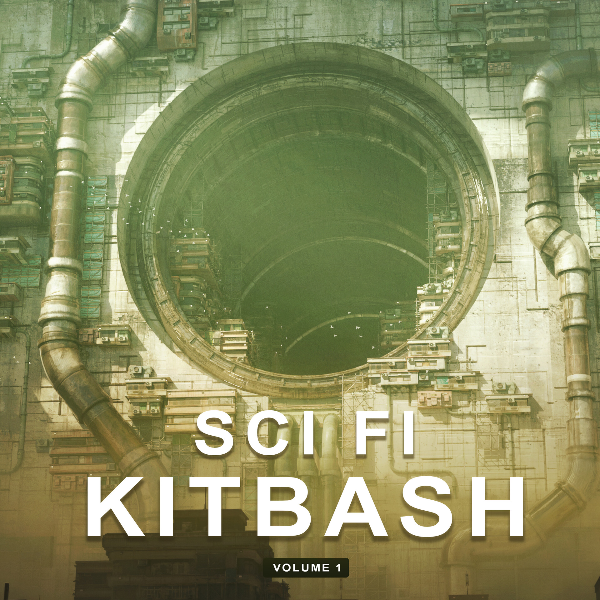 ArtStation - Sci Fi Kitbash - Volume 1