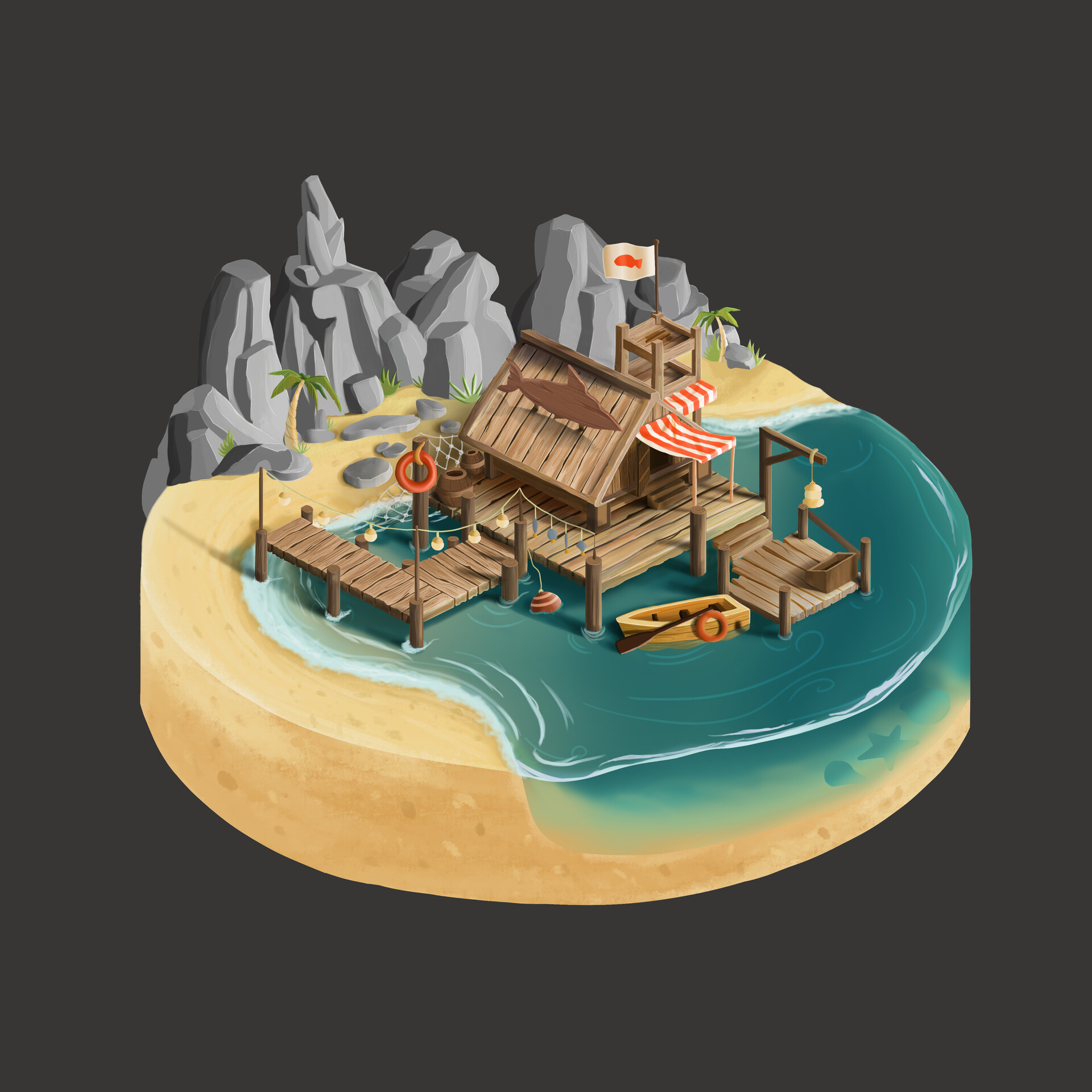 ArtStation - 2D nature-themed game design