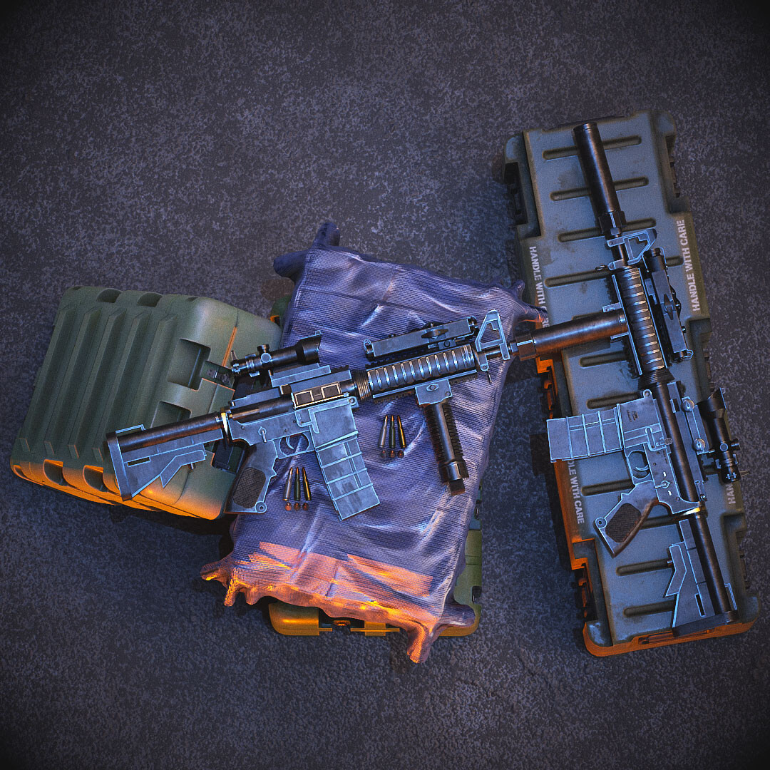 ArtStation - Colt Canada C8SFW Rifle