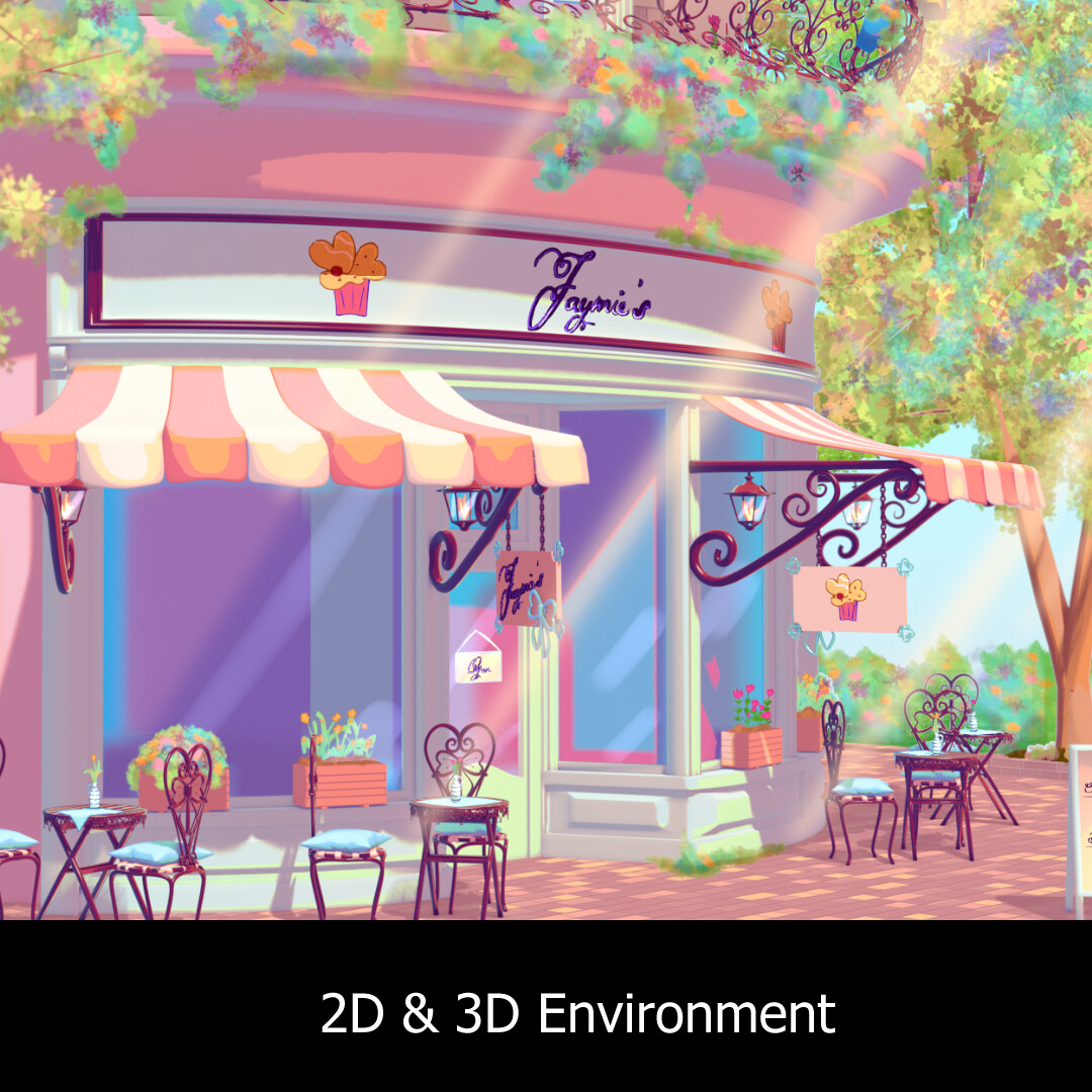 ArtStation - Bakery: 2D & 3D Environment